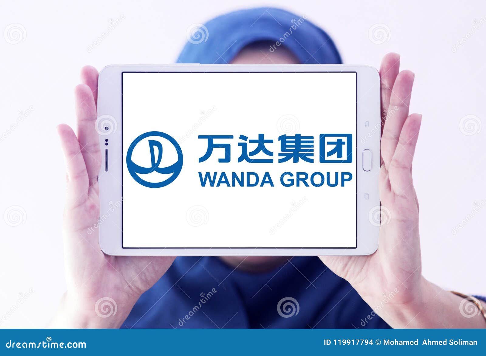 Logotipo de Wanda Group imagen de archivo editorial. Imagen de muestras ...
