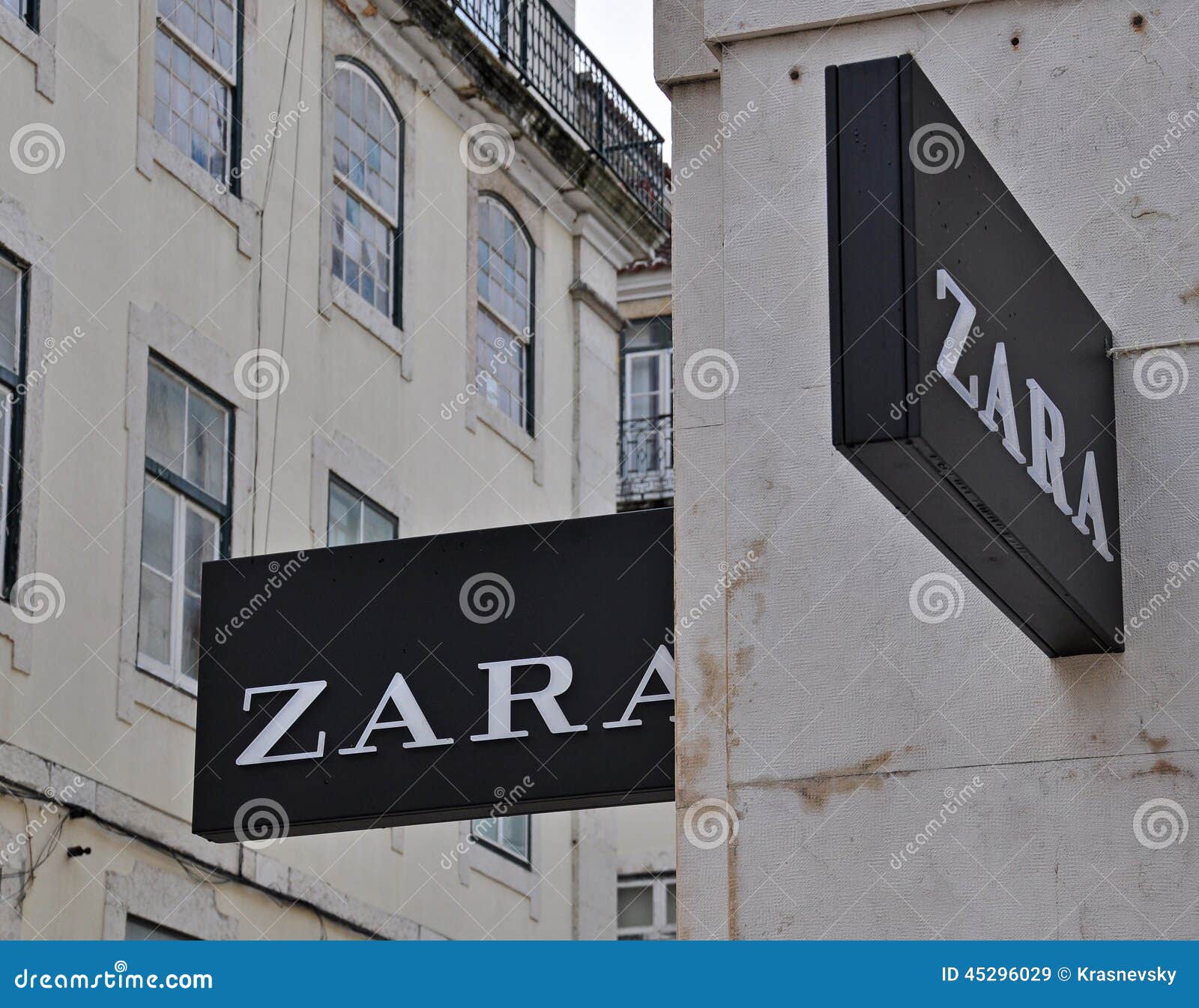 Logotipo de Zara imagem de stock editorial. Imagem de urbano - 45296029