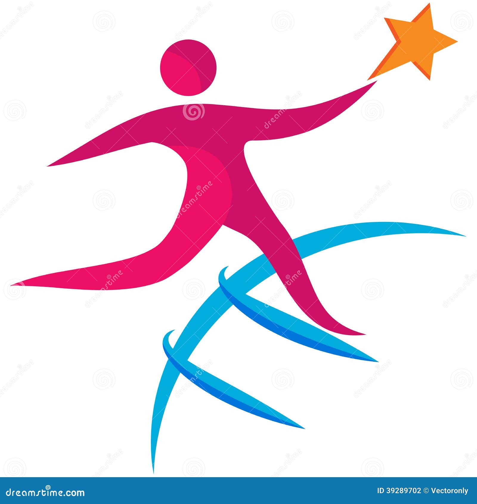 Logotipo del éxito ilustración del vector. Ilustración de ideal - 39289702