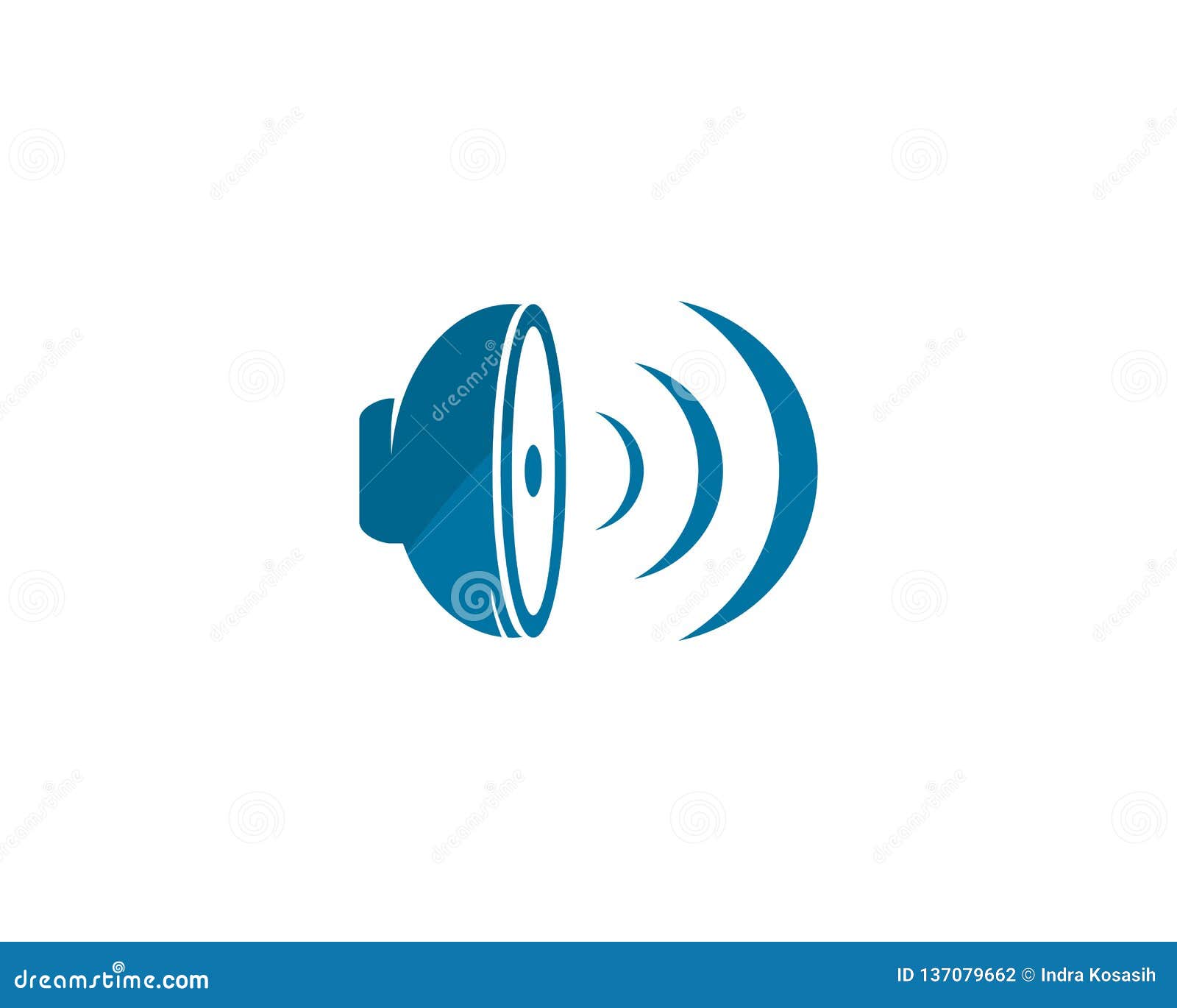 Logotipo del altavoz ilustración del vector. Ilustración de extracto ...