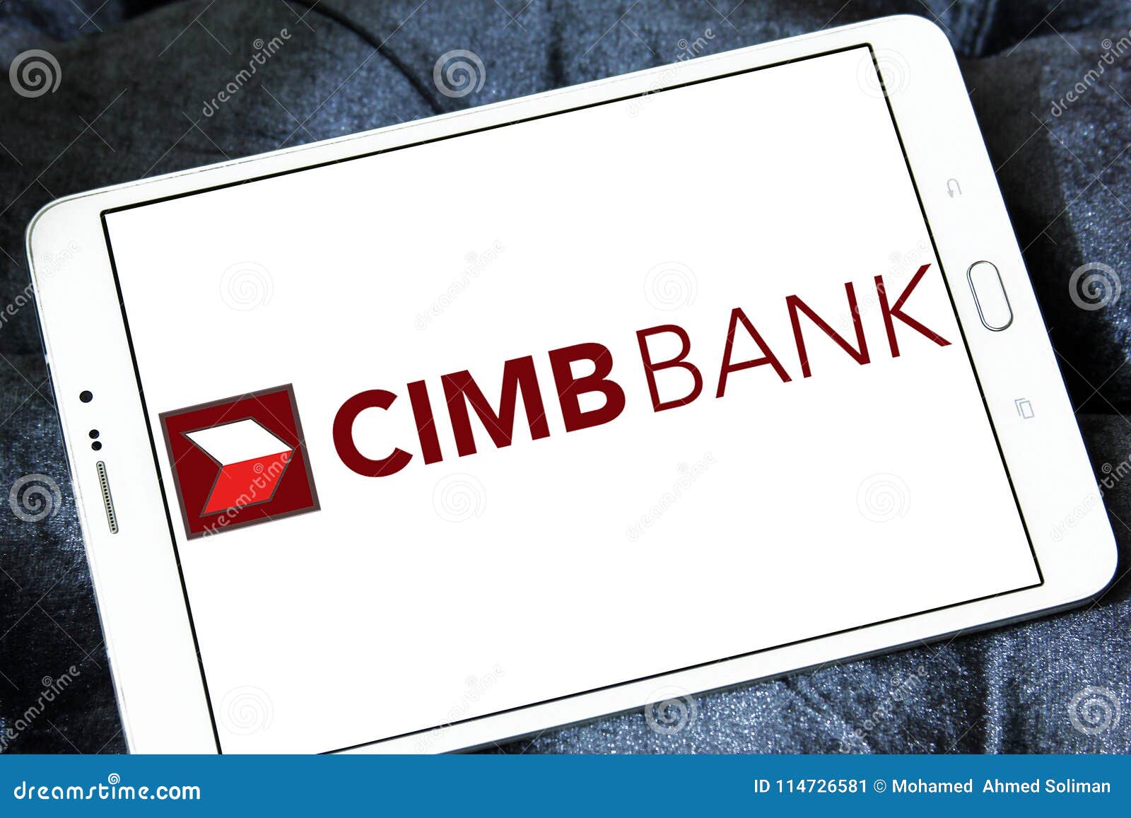 Logotipo del banco de CIMB foto editorial. Imagen de seguro - 114726581