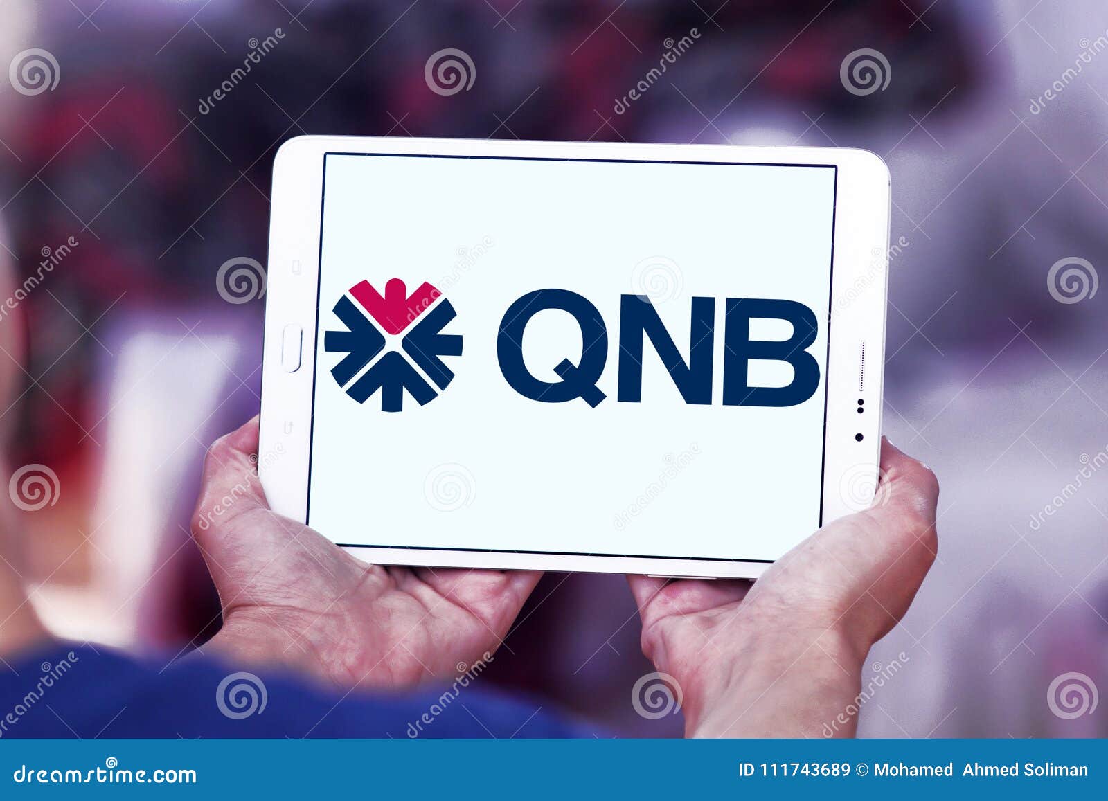 Logotipo del banco de QNB imagen de archivo editorial. Imagen de activo ...