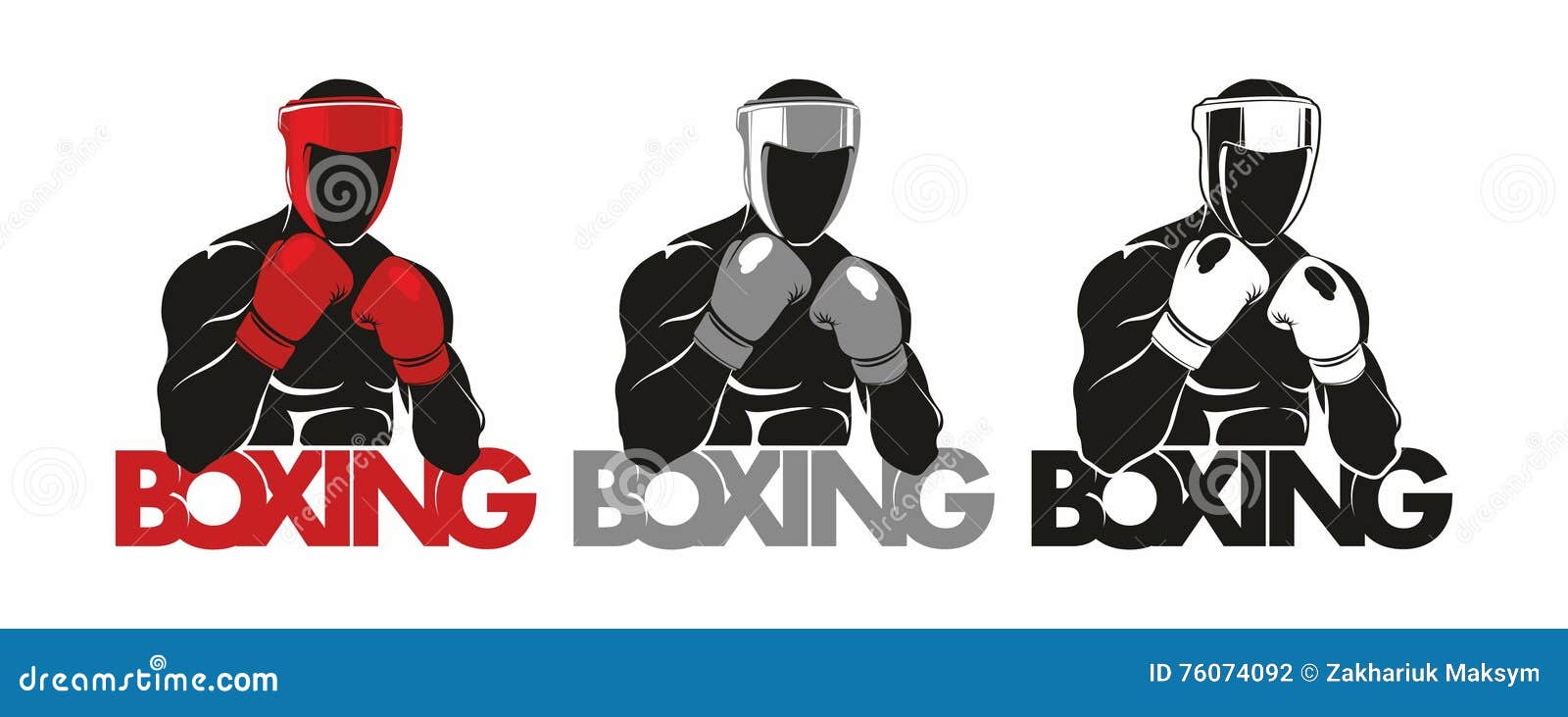 Logotipo del boxeo ilustración del vector. Ilustración de boxeador ...