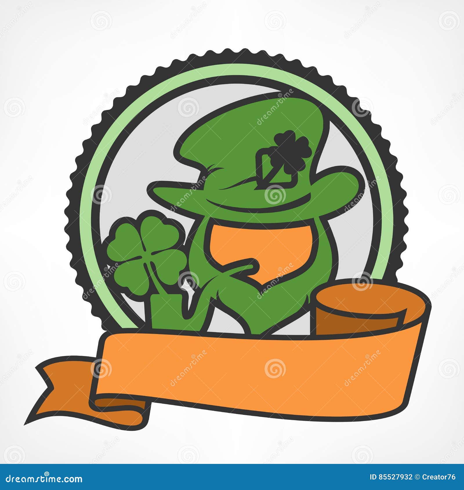 Logotipo Del Círculo Del Duende Ilustración del Vector - Ilustración de ...