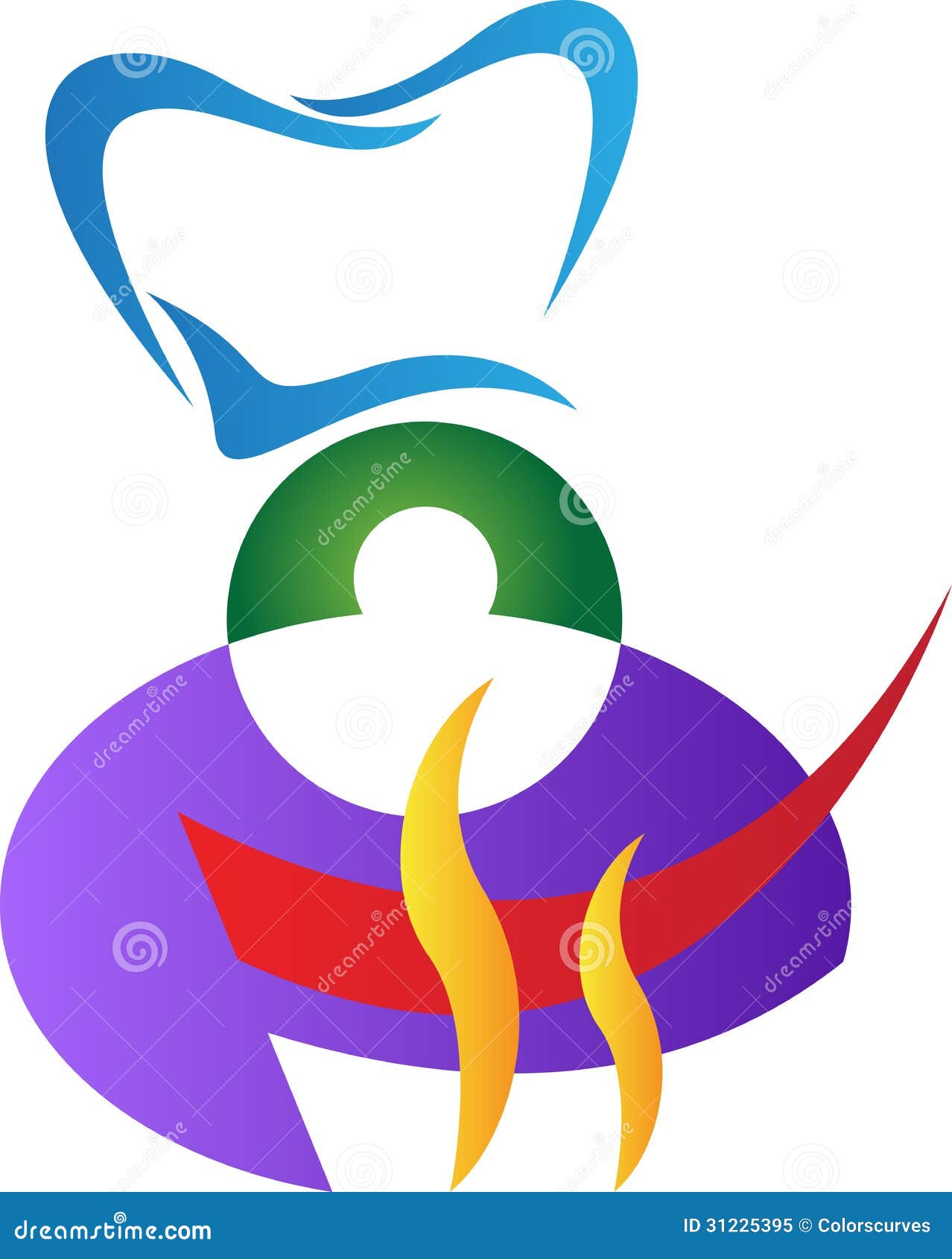 Logotipo del cocinero ilustración del vector. Ilustración de elemento ...