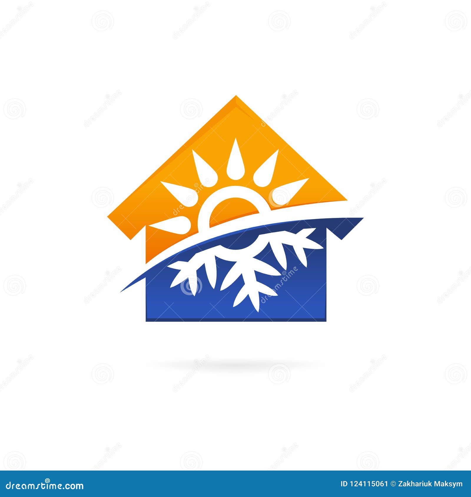 Logotipo Del Control Del Clima Ilustración del Vector - Ilustración de ...