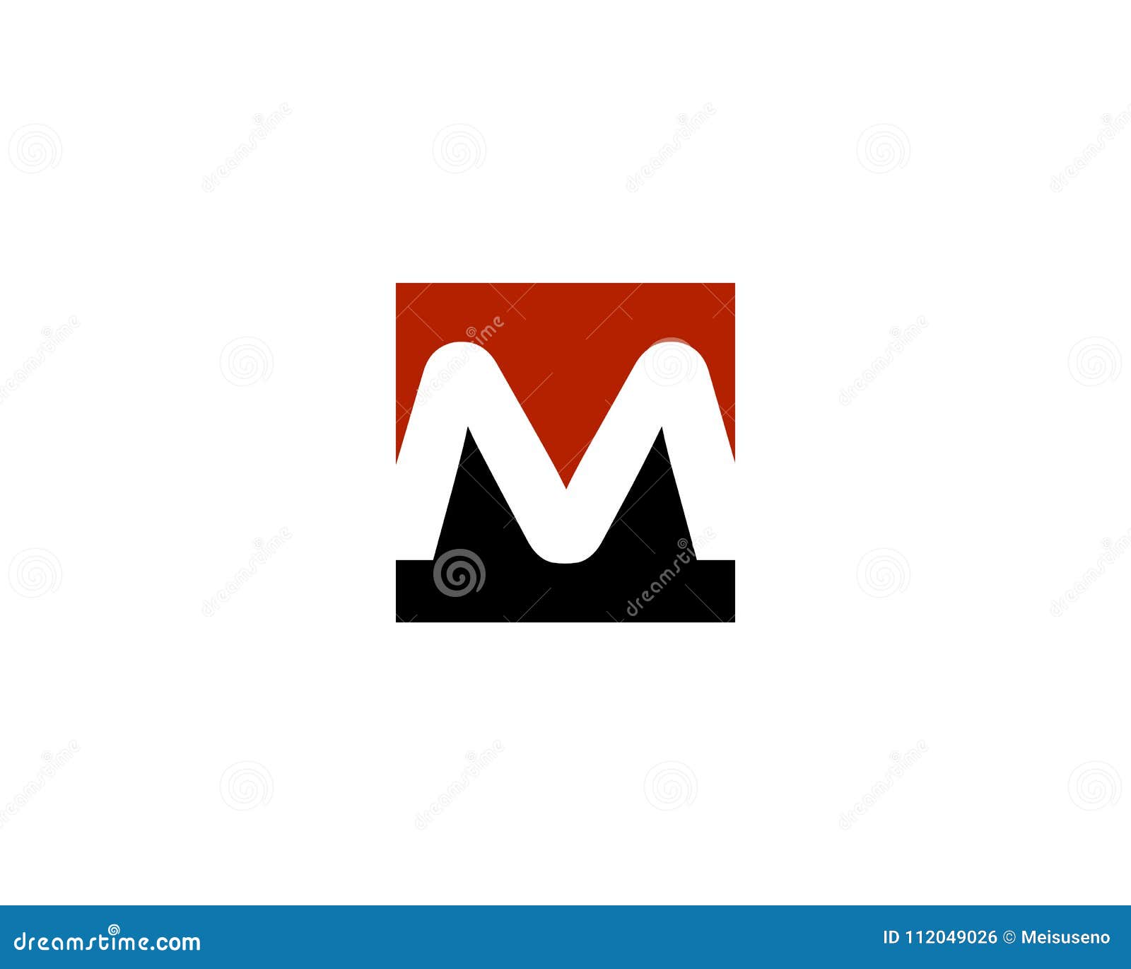 Logotipo Del Cubo De La Letra De M Ilustración del Vector - Ilustración ...