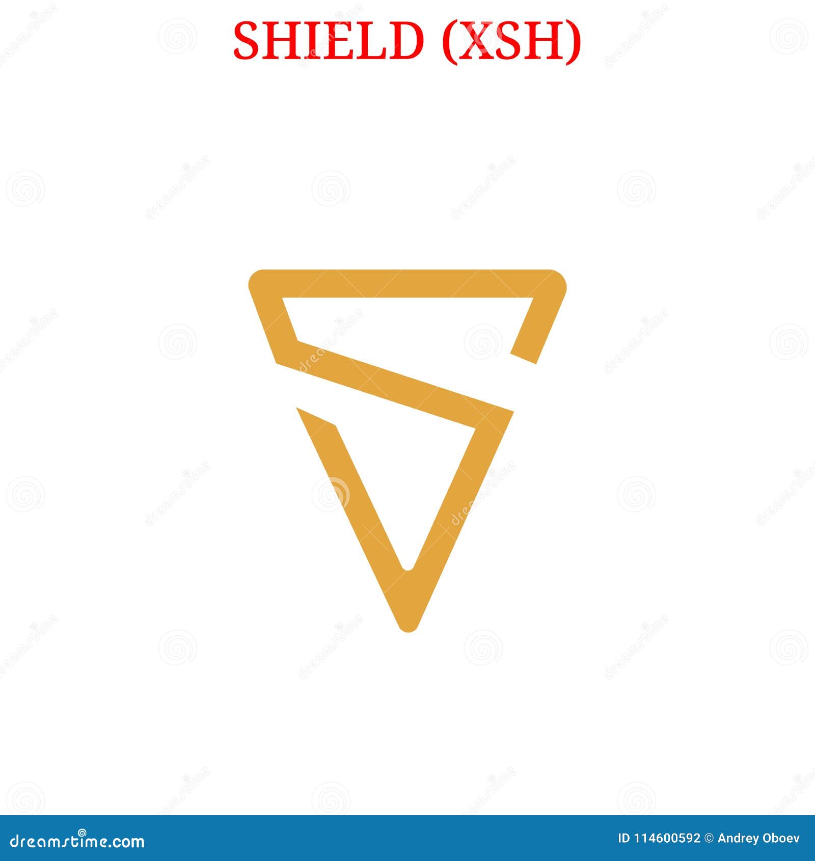 Logotipo Del ESCUDO XSH Del Vector Ilustración del Vector - Ilustración ...