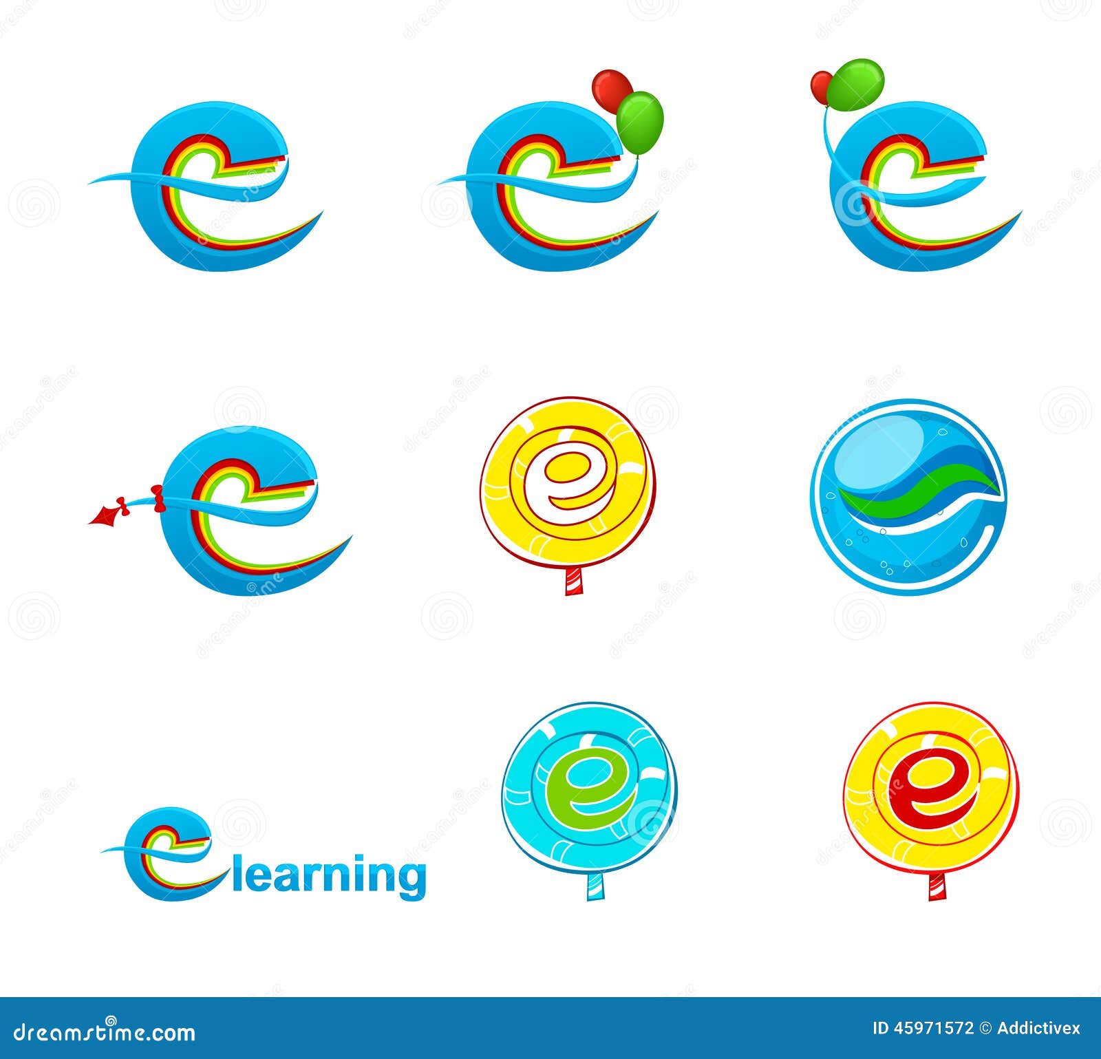 Logotipo Del Explorador Logo/E-learning Ilustración del Vector ...