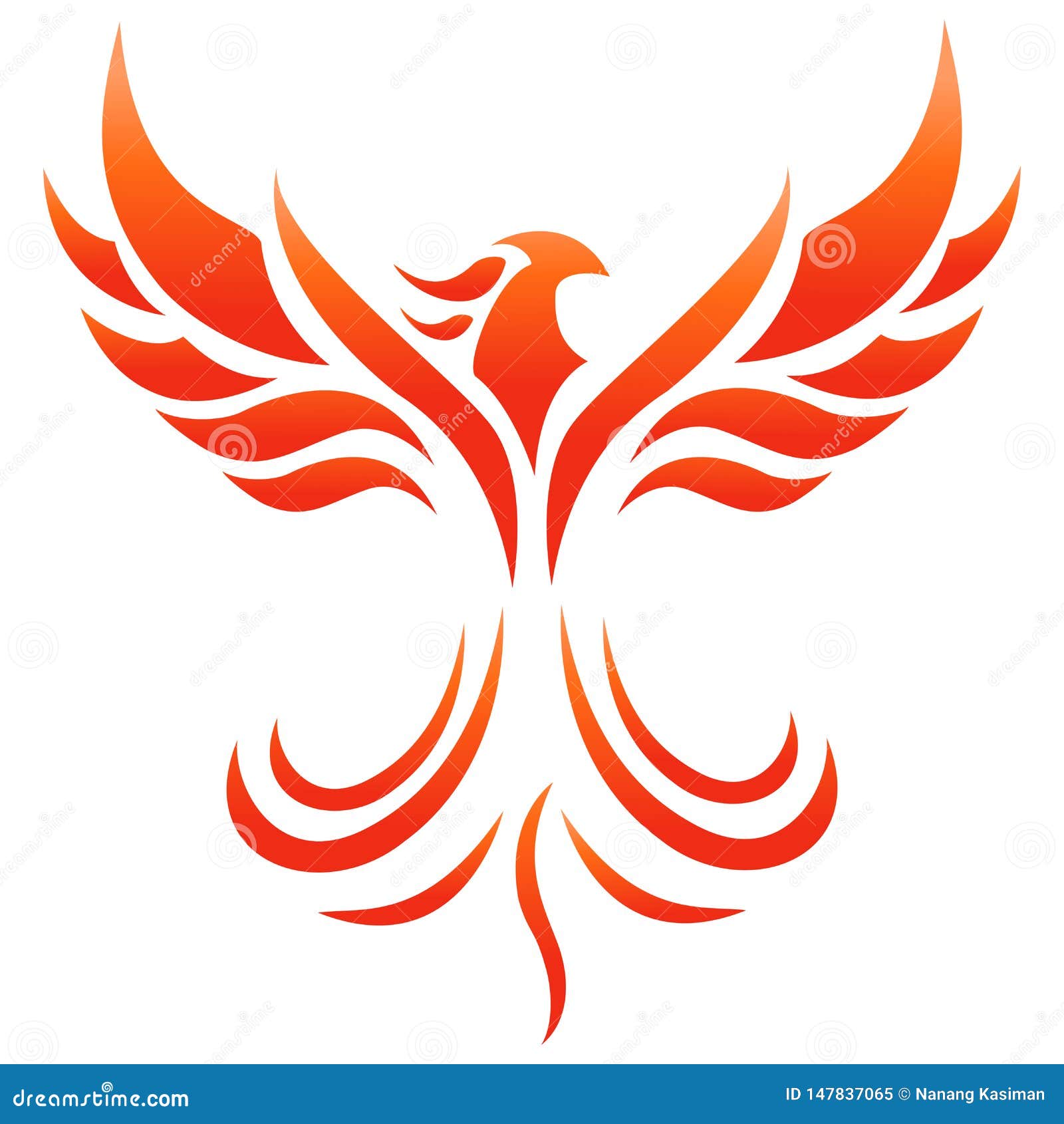 Logotipo Del Fuego De Phoenix Ilustración del Vector - Ilustración de ...