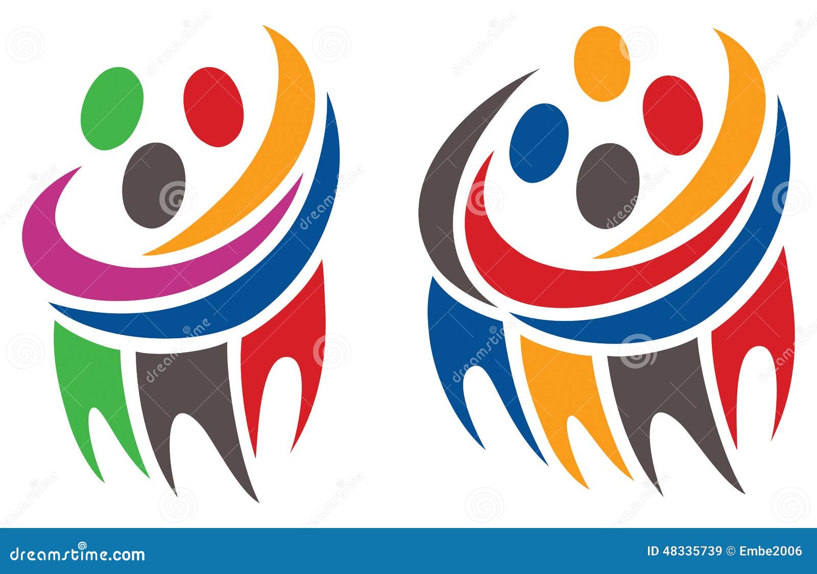 Logotipo Del Grupo De La Gente Ilustración del Vector - Ilustración de ...