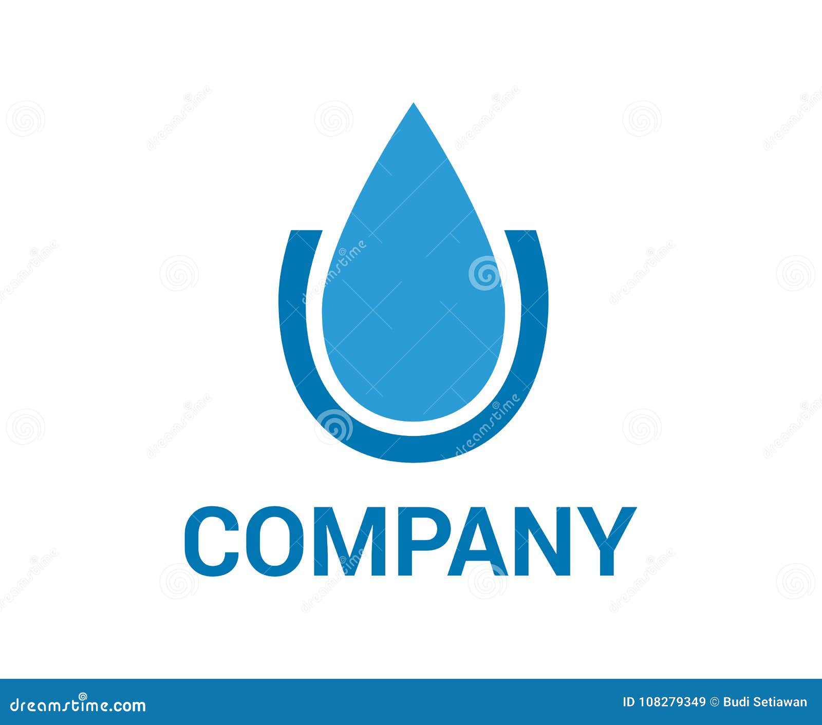 Logotipo Del Icono Del Agua Ilustración del Vector - Ilustración de ...