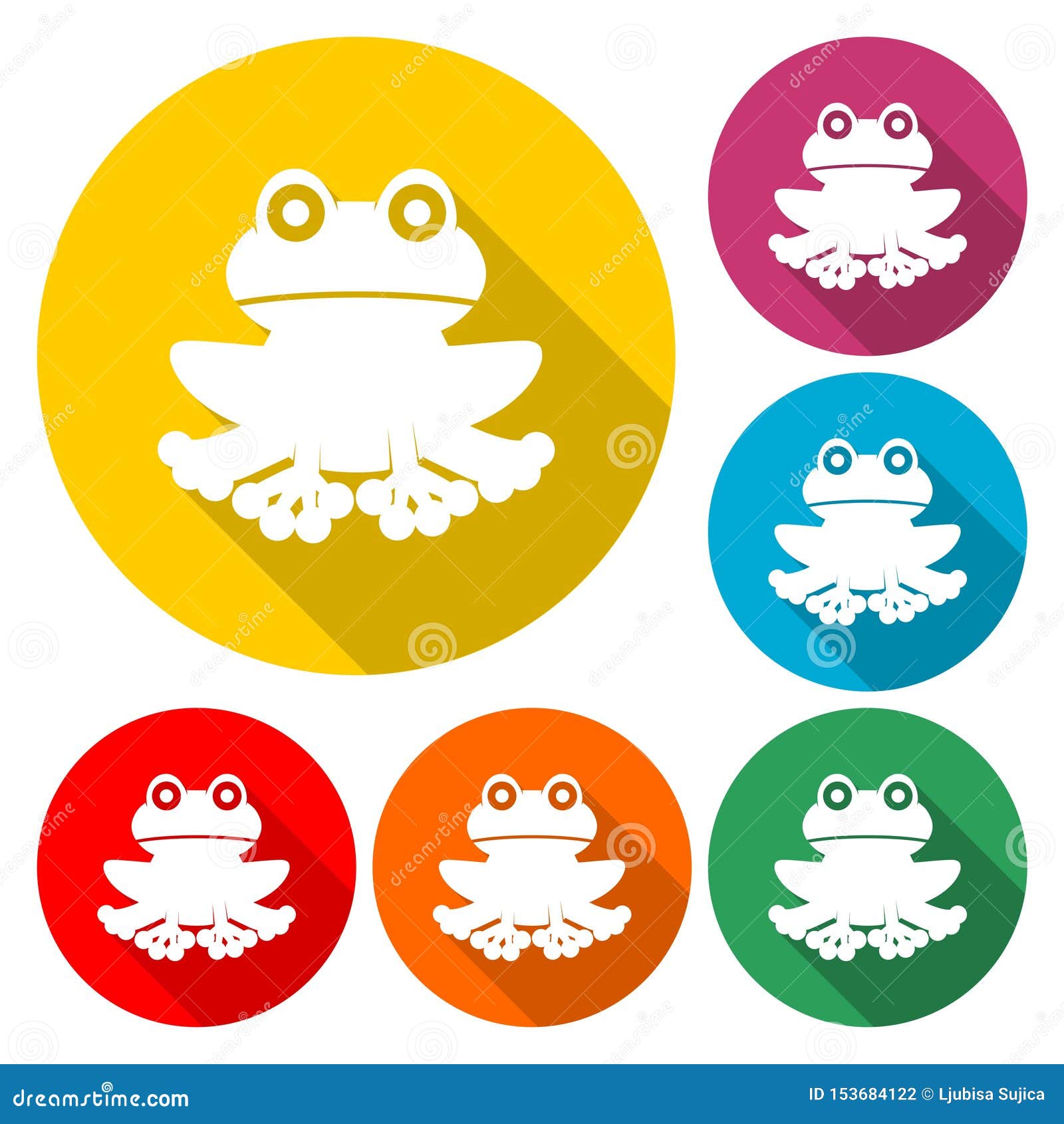 Logotipo Del Icono De La Rana - Ejemplo Ilustración del Vector ...