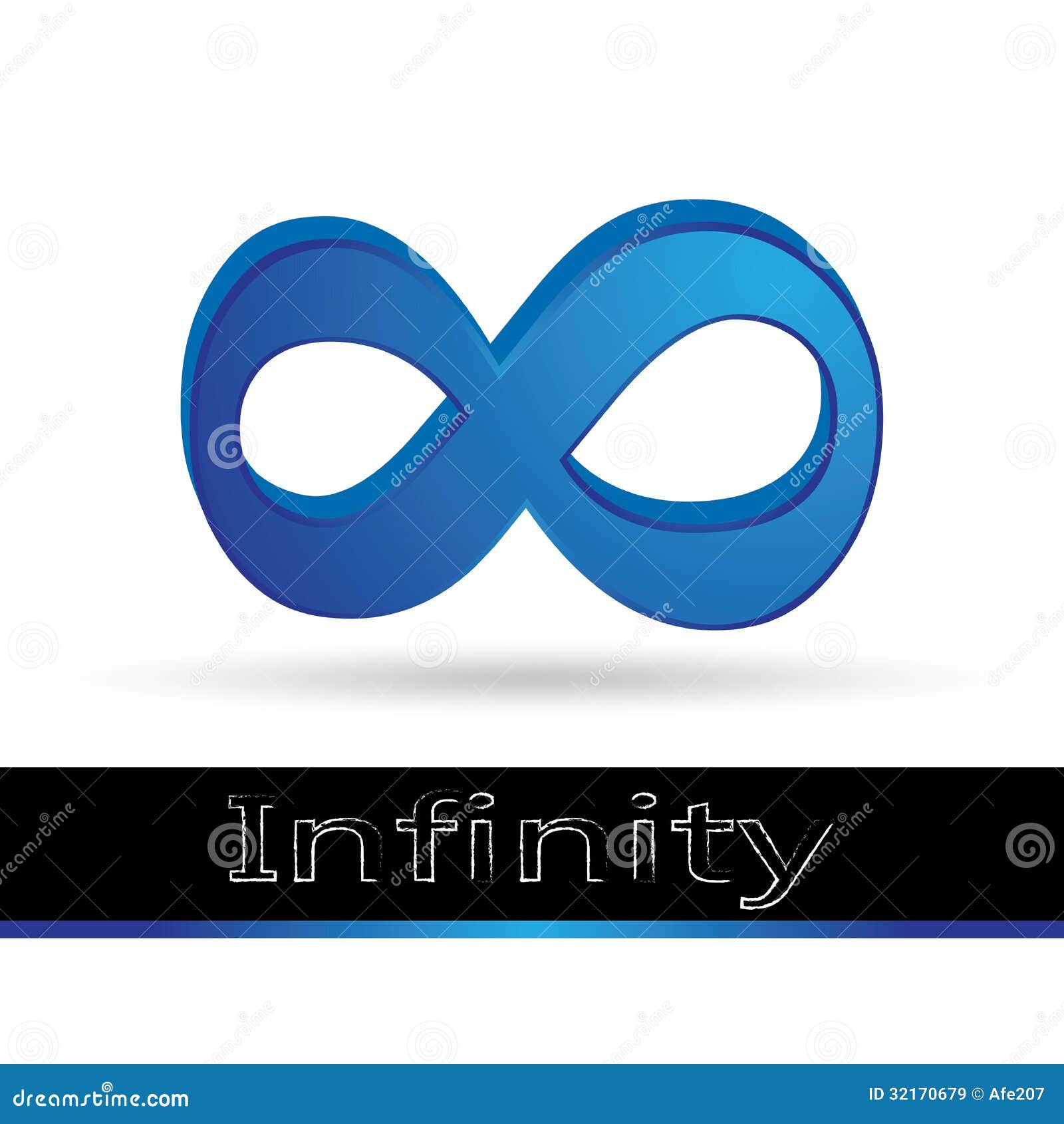 Logotipo del infinito stock de ilustración. Ilustración de eternidad ...