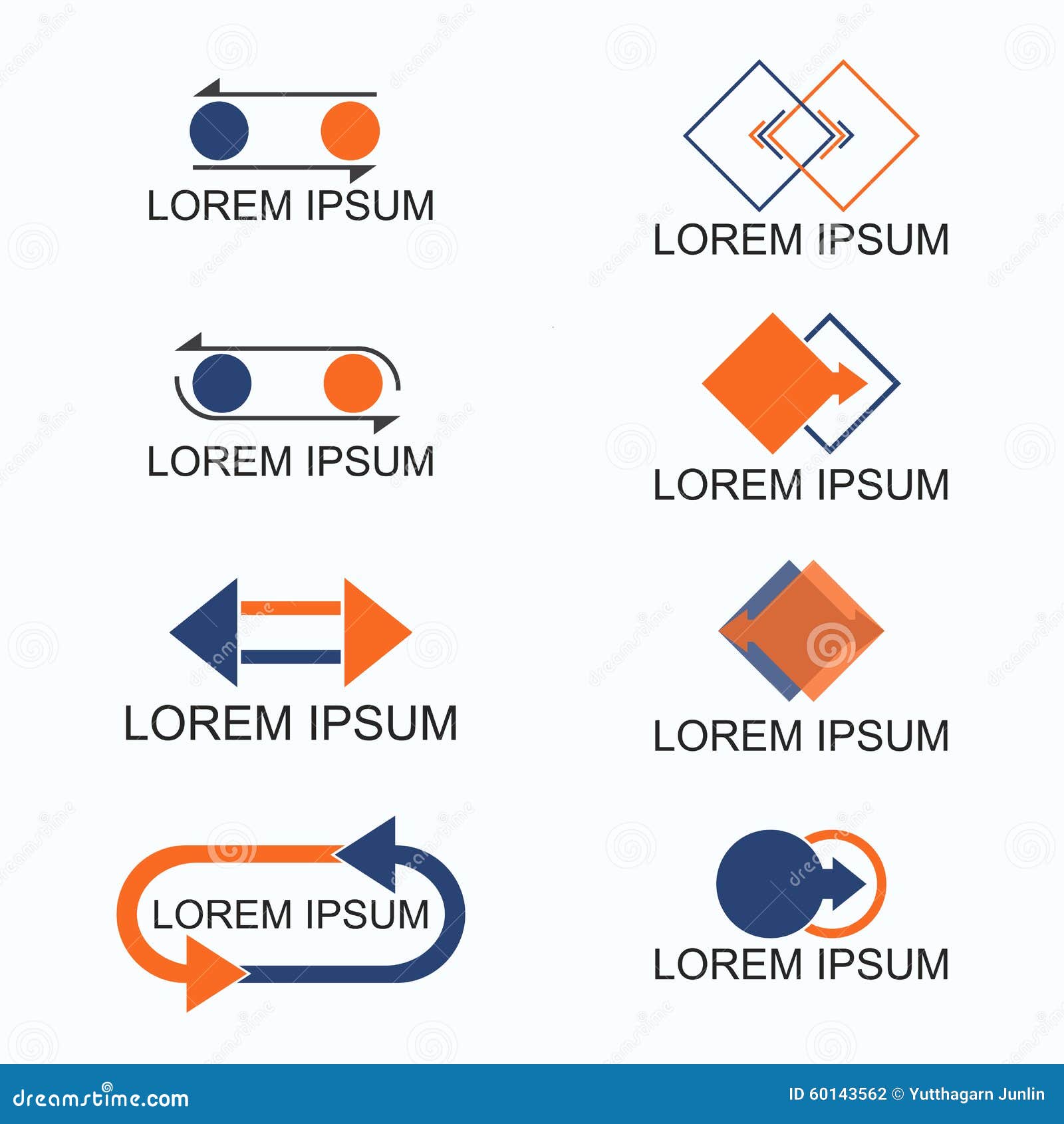 Logotipo del intercambio ilustración del vector. Ilustración de proceso ...