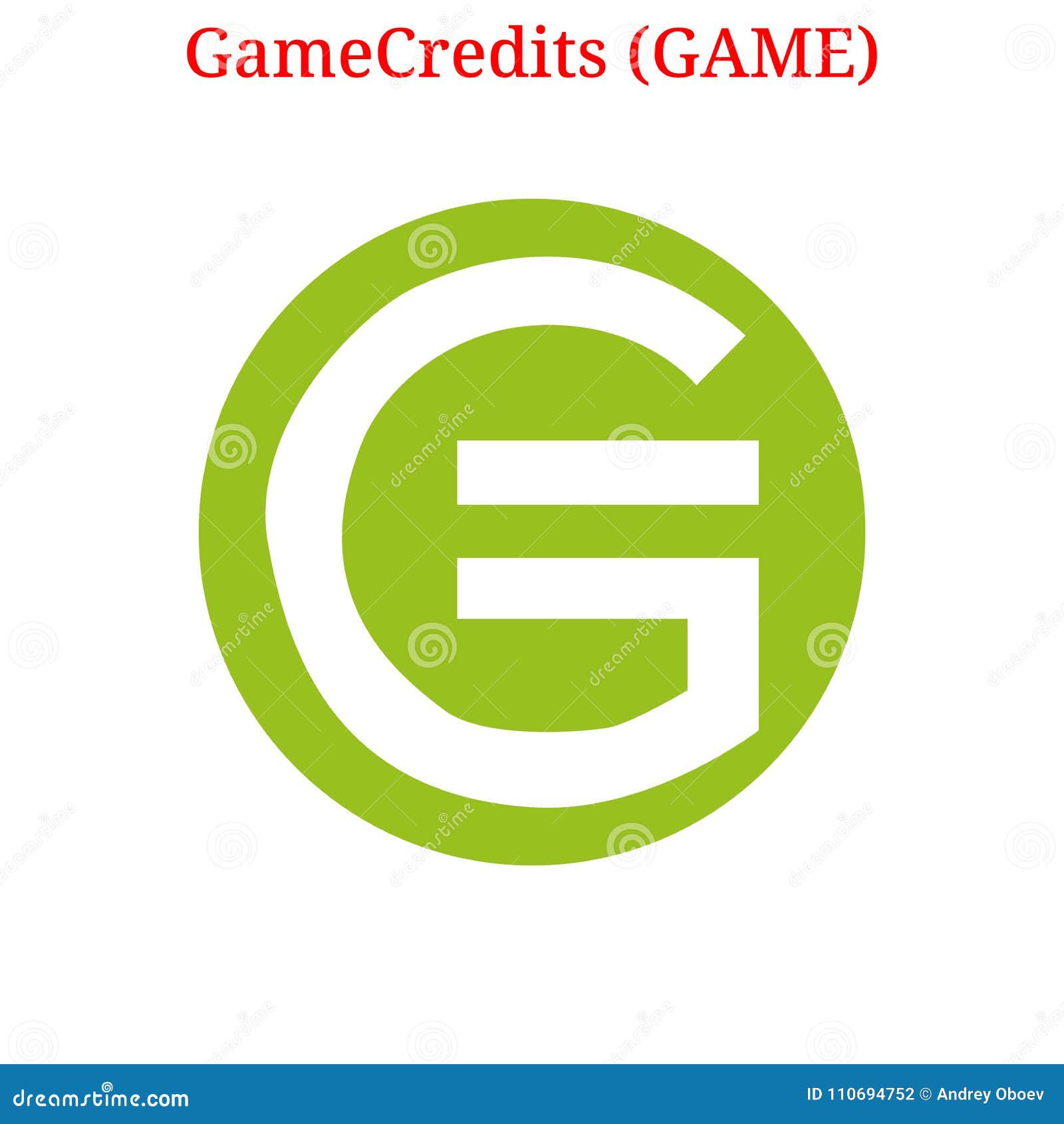 Logotipo Del JUEGO De GameCredits Del Vector Ilustración del Vector ...