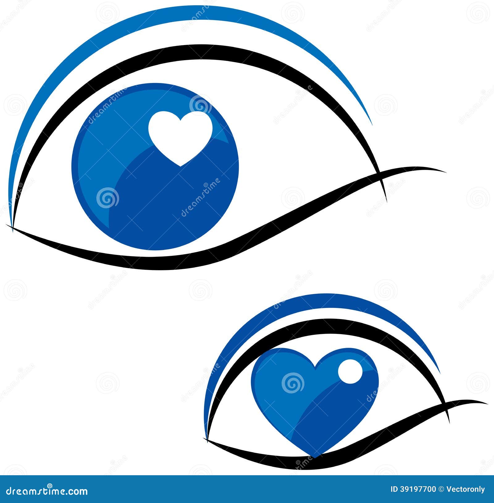 Logotipo del ojo ilustración del vector. Ilustración de idea - 39197700