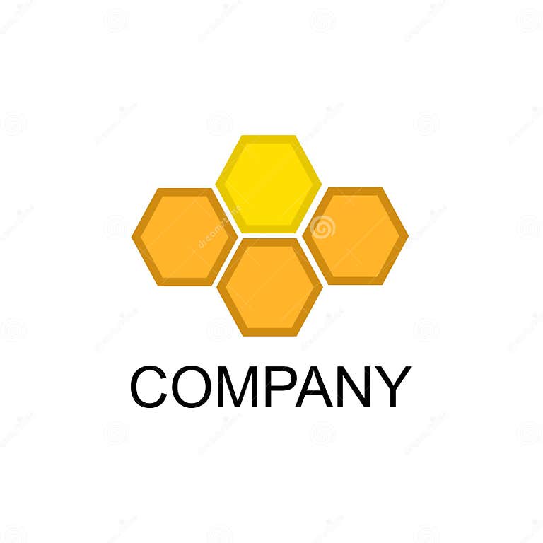 Logotipo Del Panal Ejemplo Del Vector Del Panal Ilustración del Vector ...