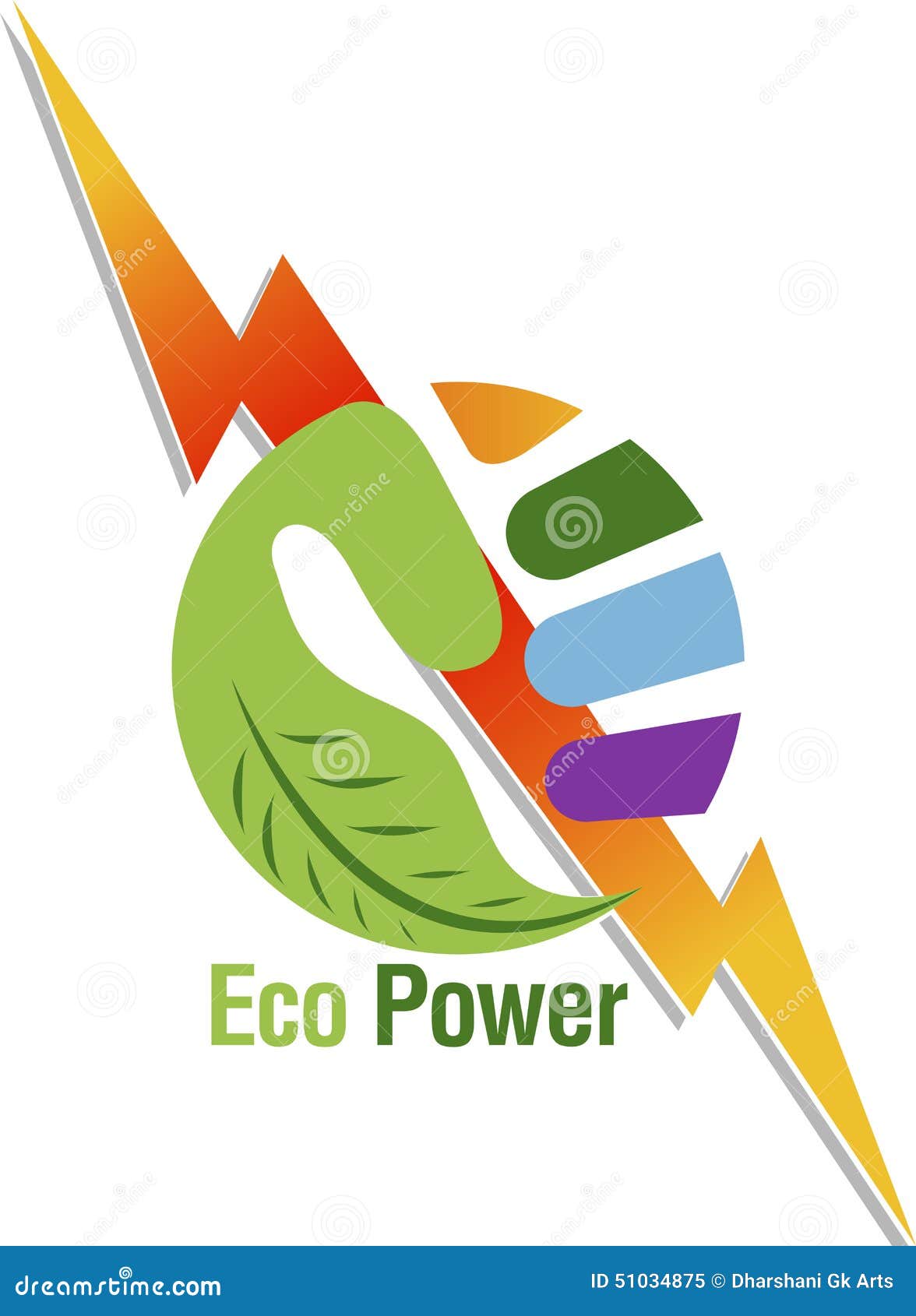 Logotipo Del Poder De La Mano Ilustración del Vector - Ilustración de ...