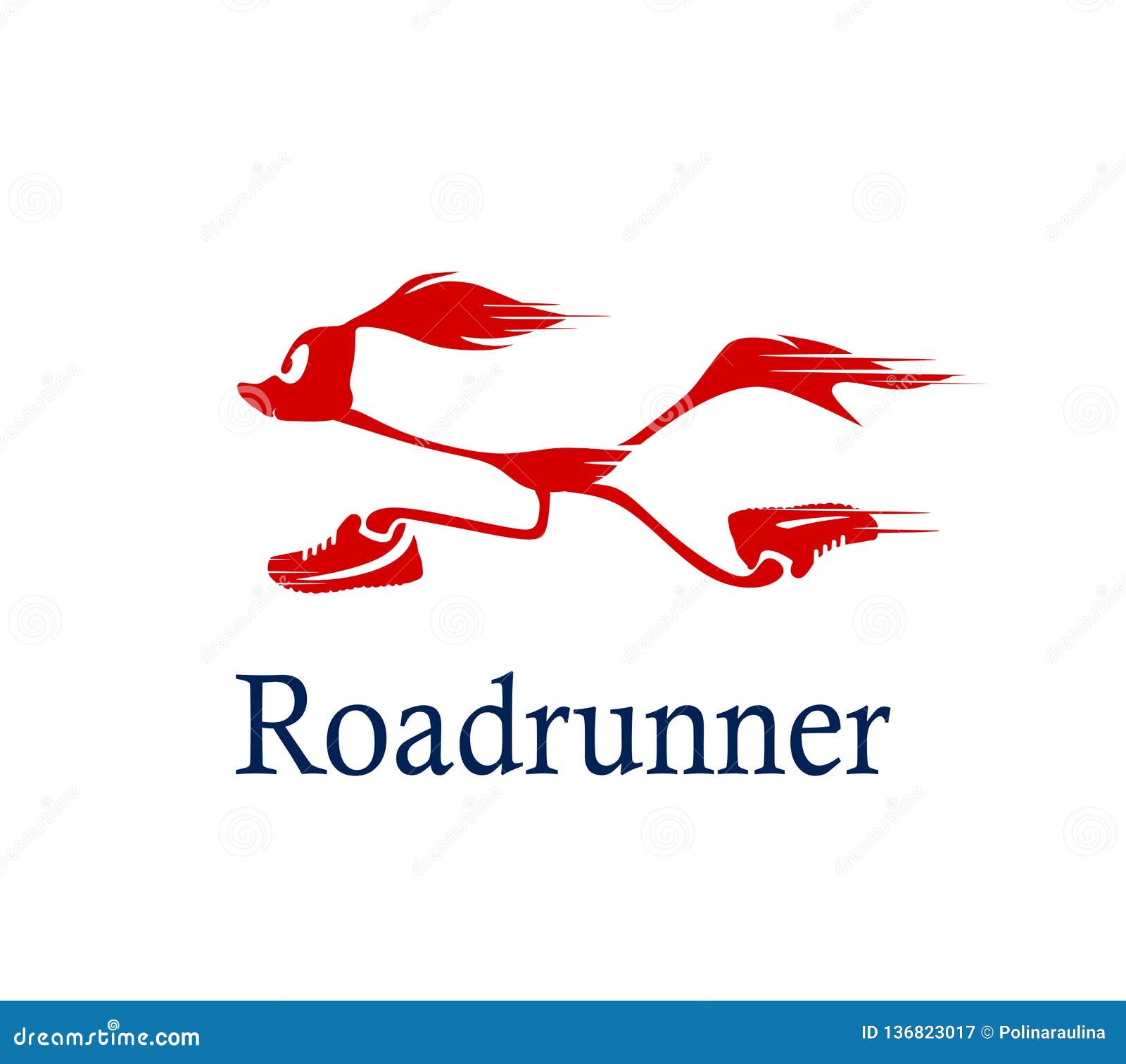 Logotipo del Roadrunner imagen de archivo. Ilustración de pico - 136823017