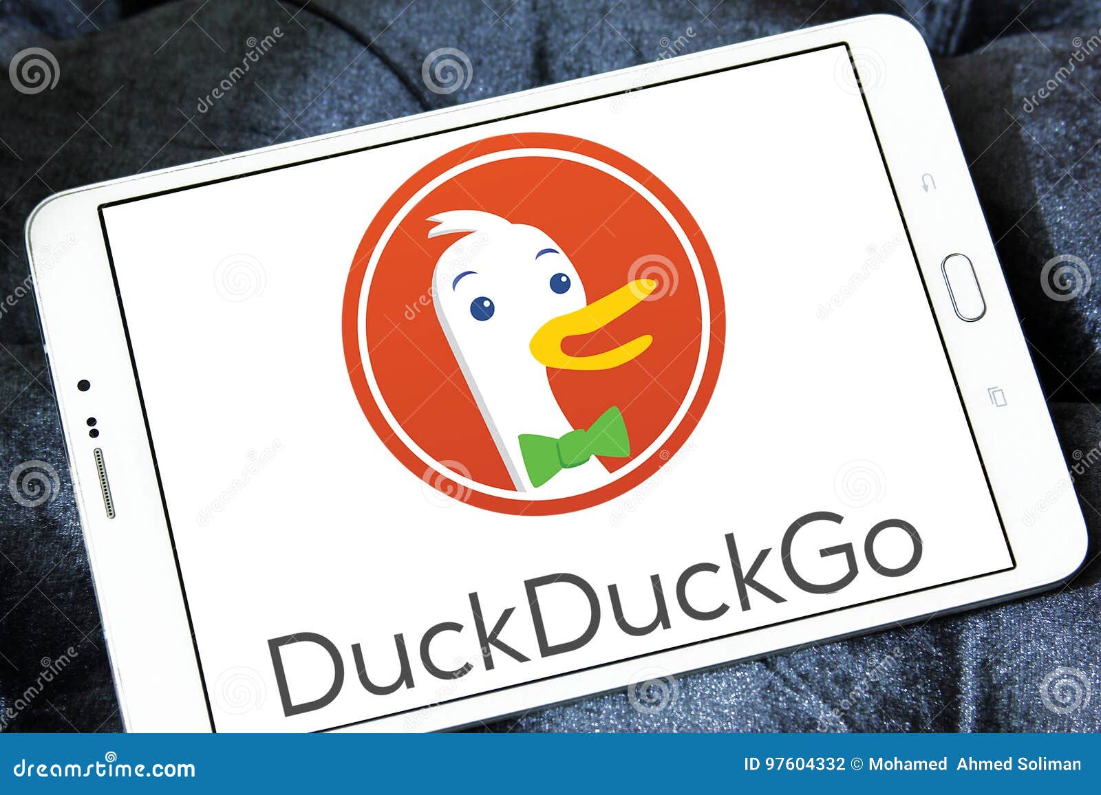Logotipo Del Search Engine De DuckDuckGo Fotografía editorial - Imagen ...