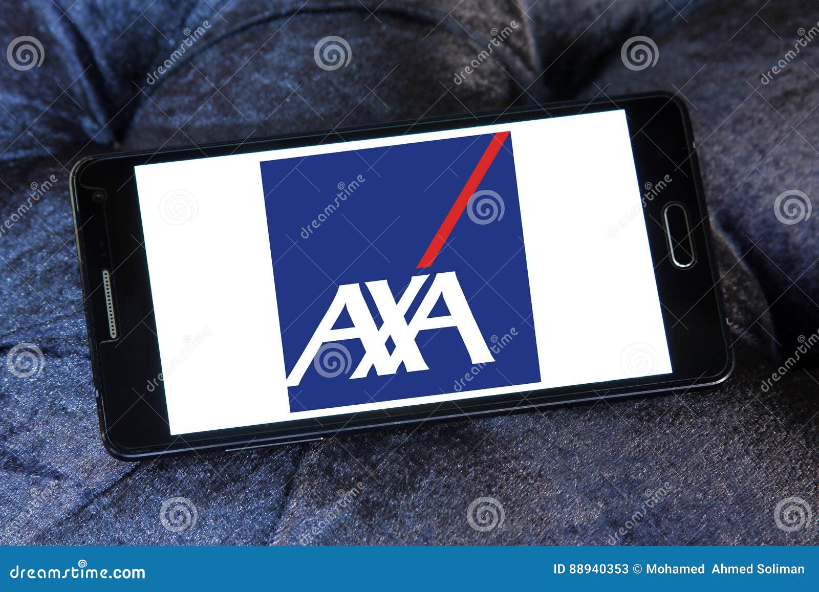 Logotipo del seguro de Axa foto de archivo editorial. Imagen de casa ...