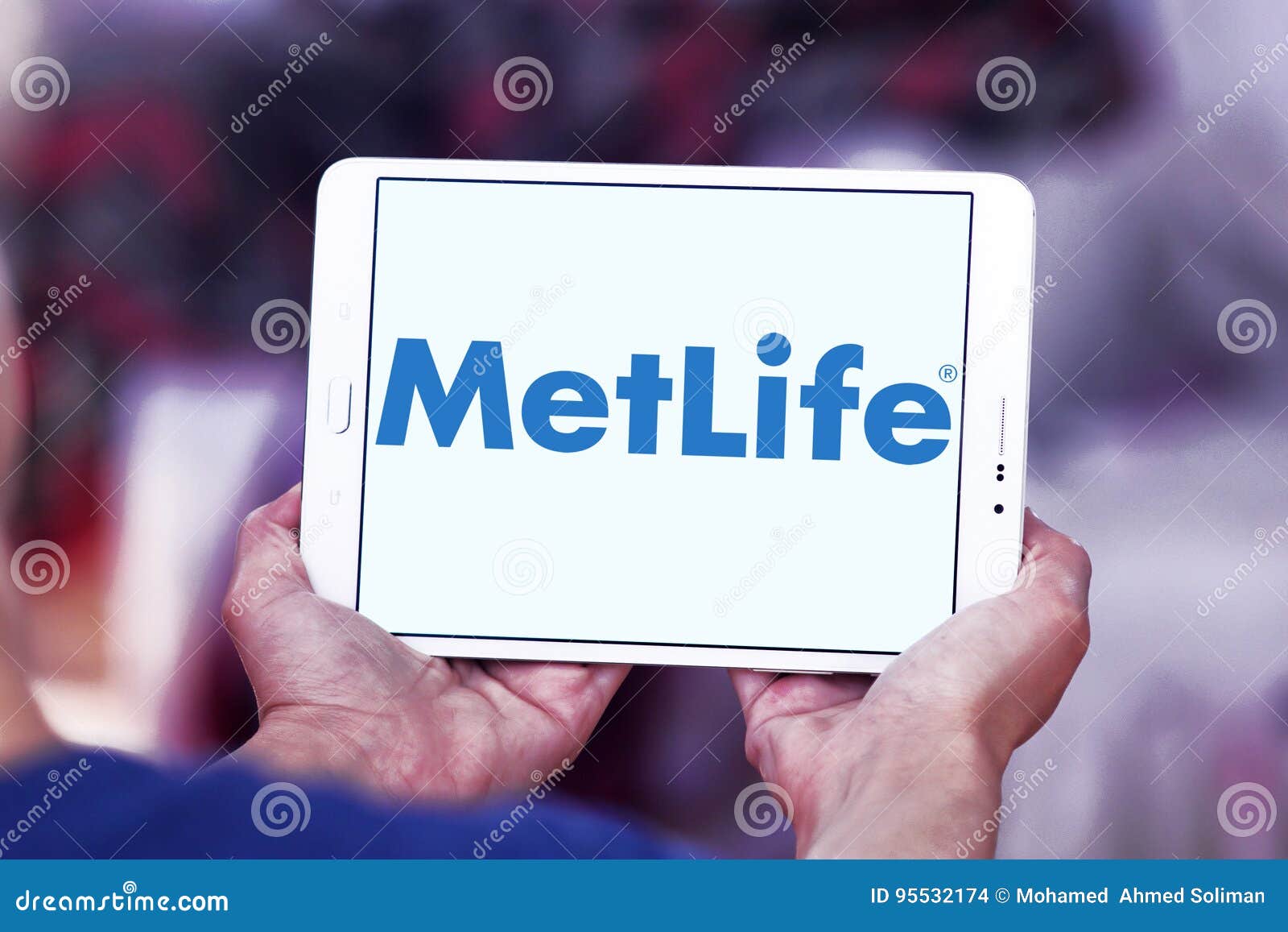 Logotipo Del Seguro De Metlife Imagen de archivo editorial - Imagen de ...