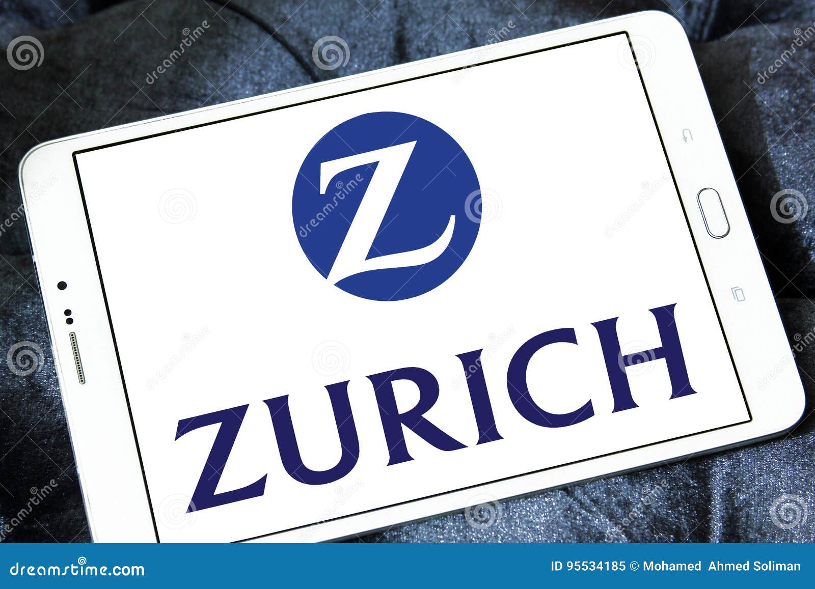 Logotipo Del Seguro De Zurich Imagen editorial - Imagen de vectores ...