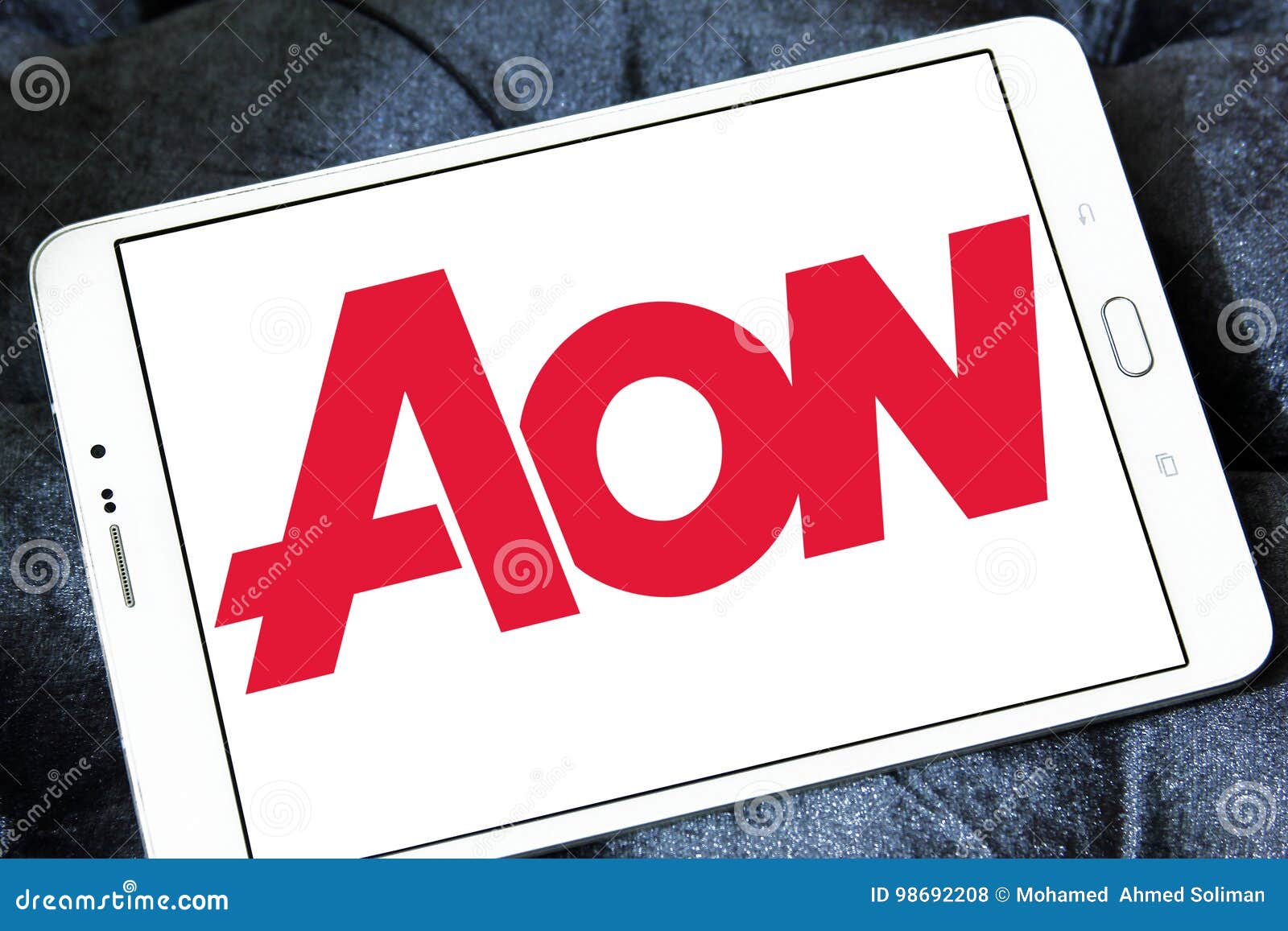 Logotipo Del Seguro Del AON Foto de archivo editorial - Imagen de ...