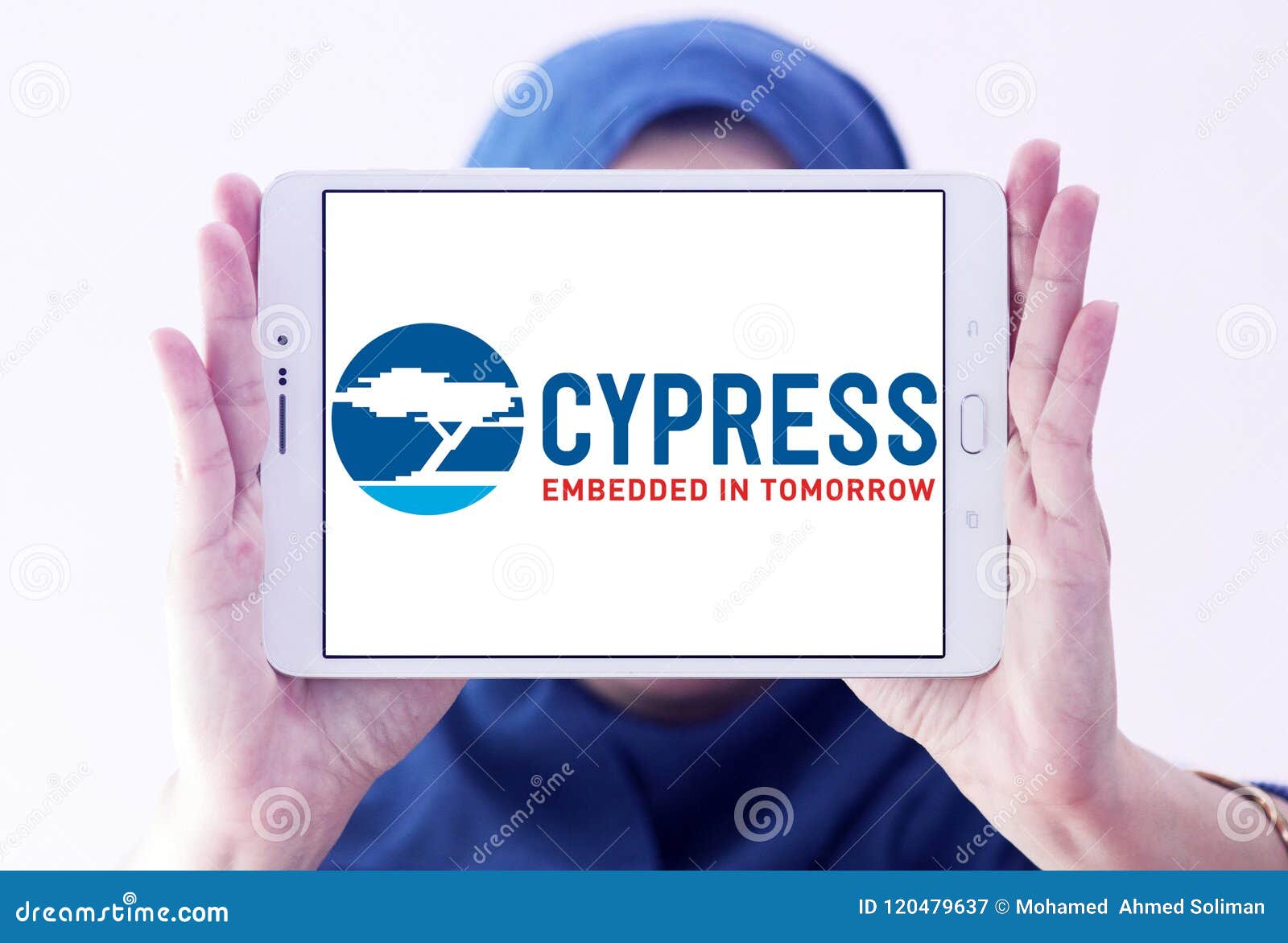 Logotipo Del Semiconductor De Cypress Fotografía editorial - Imagen de ...