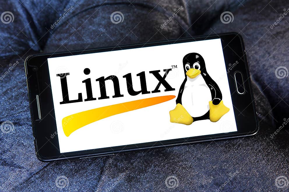Logotipo Del Sistema Operativo De Linux Fotografía editorial - Imagen ...