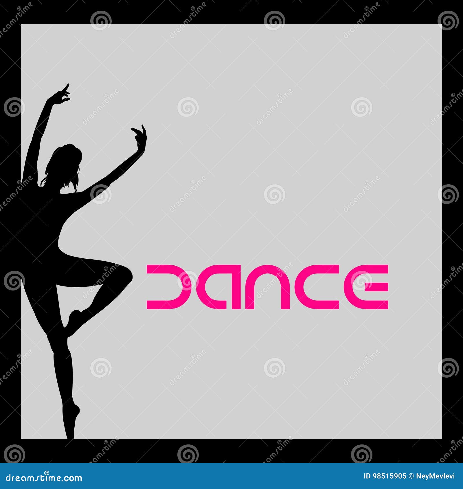 Logotipo Del Sitio De La Danza Ilustración del Vector - Ilustración de ...