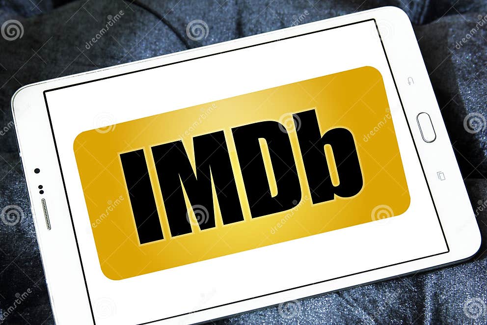Logotipo Del Sitio Web De IMDb Foto editorial - Imagen de tablilla ...