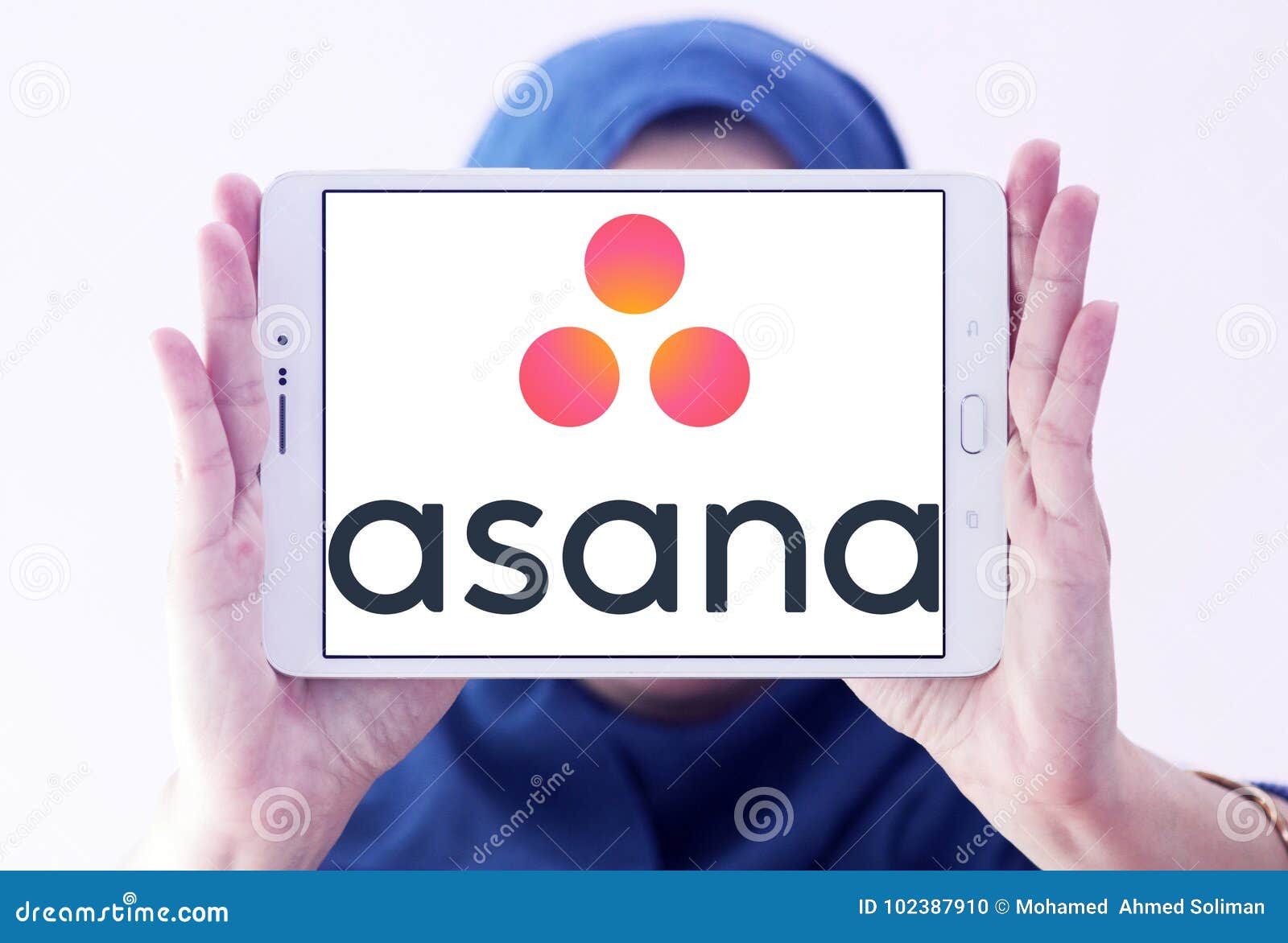 Logotipo Del Software De Asana Imagen editorial - Imagen de lema ...