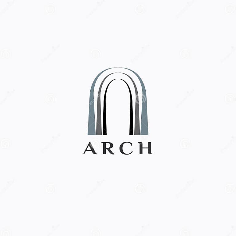 Logotipo Del Vector Del Arco Icono Del Arco Ilustración del Vector ...