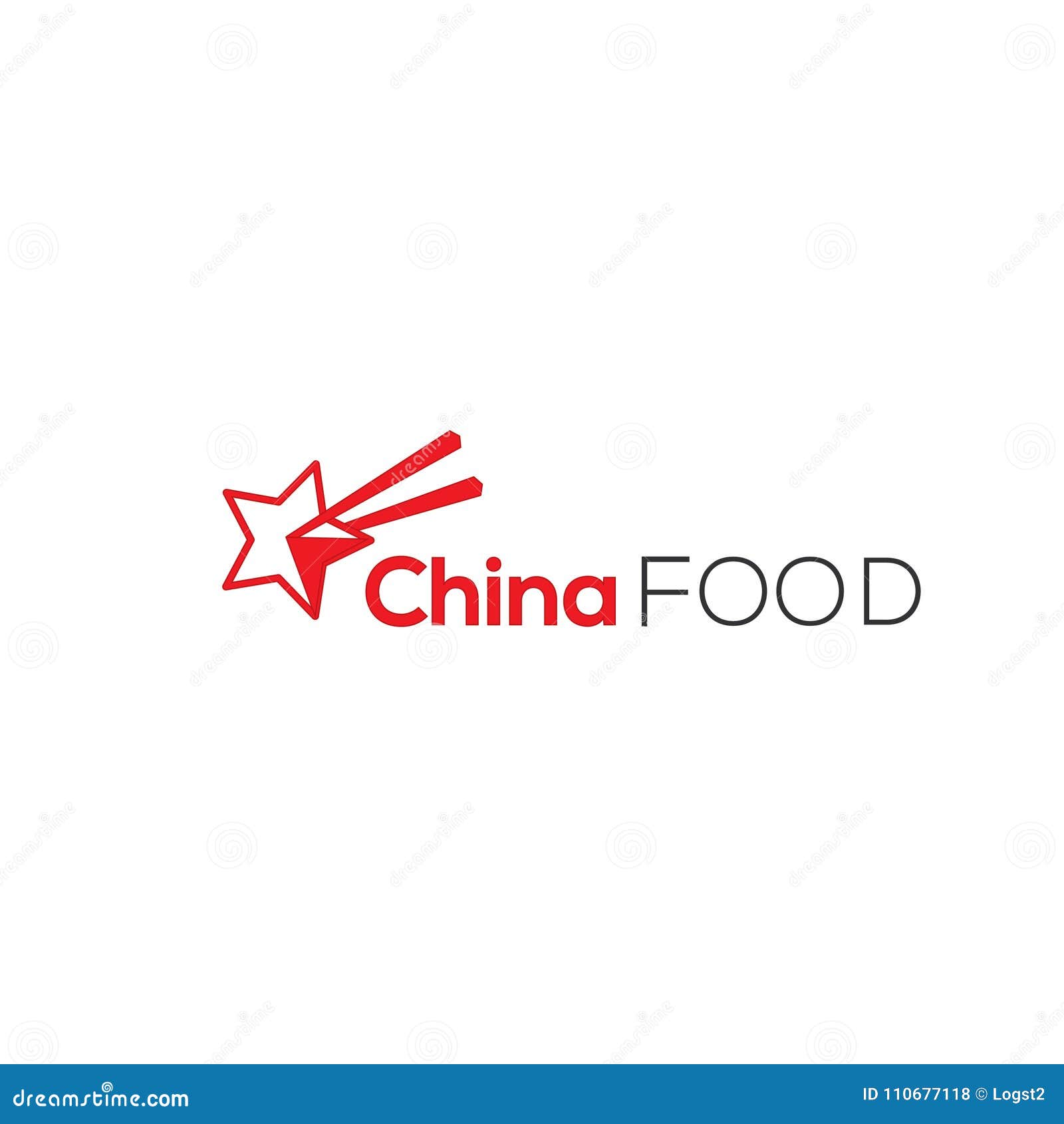 Logotipo Del Vector De La Comida De China Ilustración del Vector ...