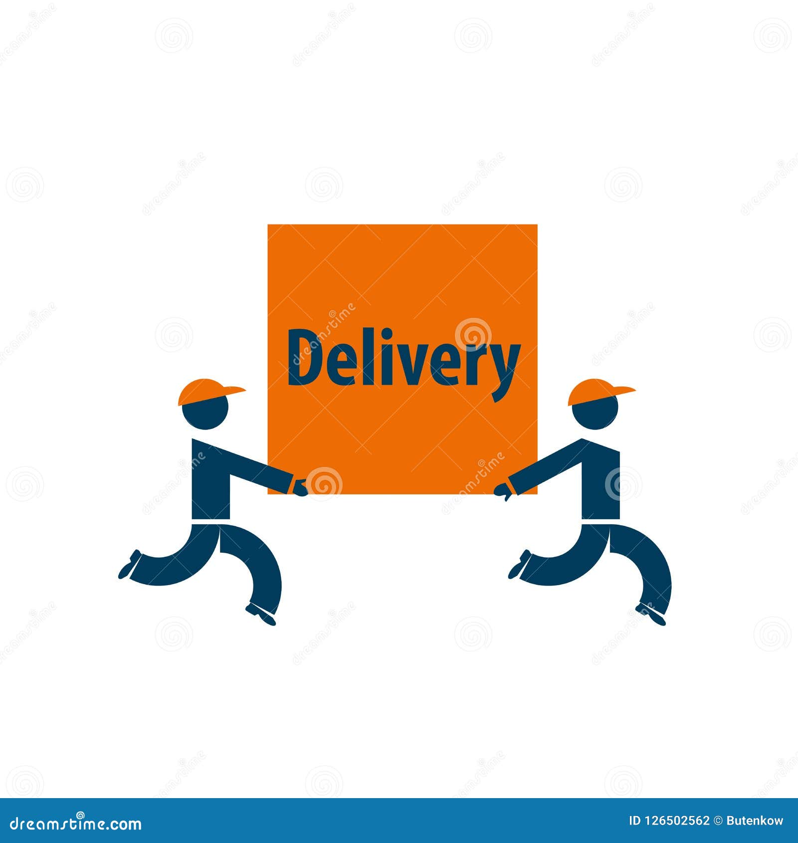 Logotipo Del Vector De La Entrega Ilustración del Vector - Ilustración ...