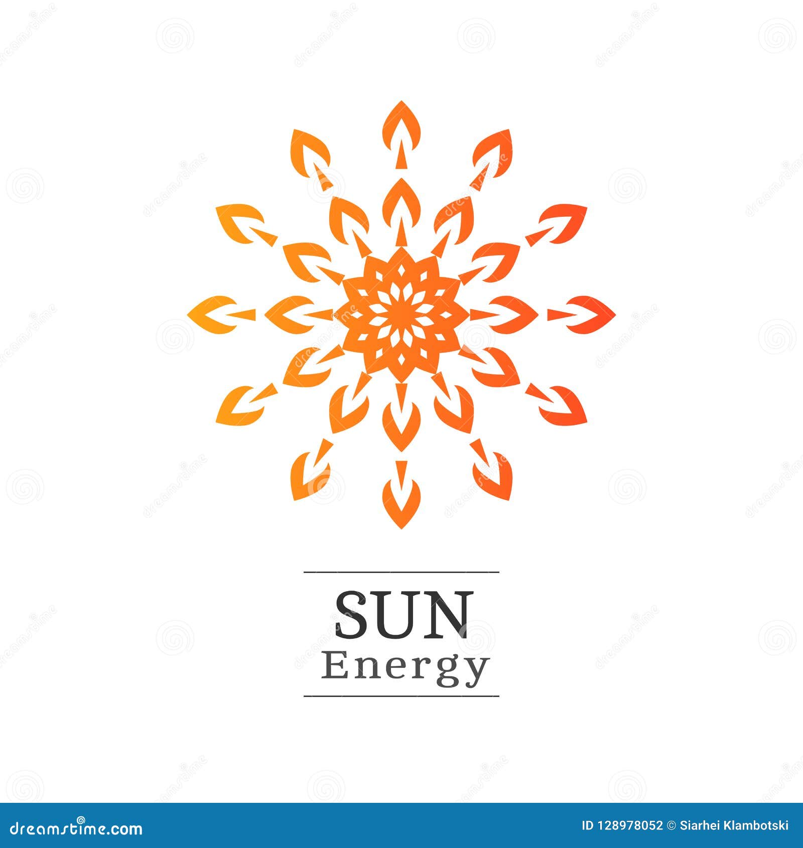 Logotipo del vector de Sun ilustración del vector. Ilustración de cubo ...