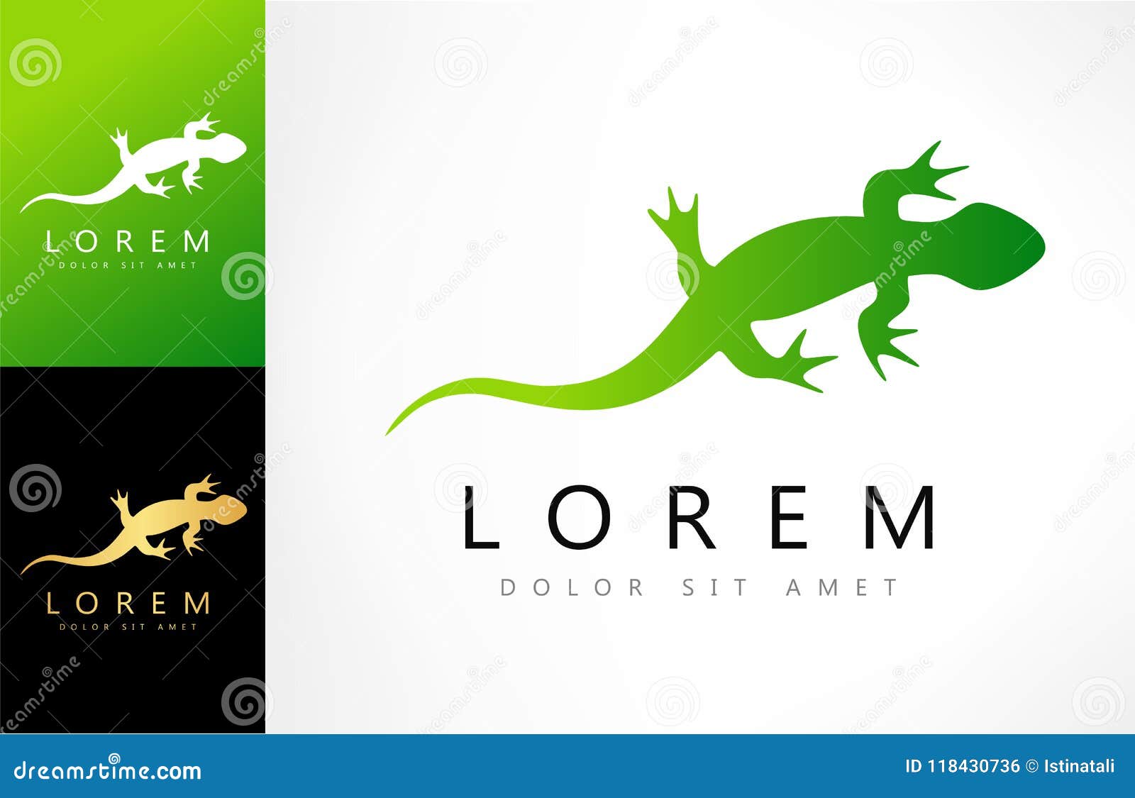 Logotipo Del Vector Del Lagarto Ilustración del Vector - Ilustración de curva, antiguo: 118430736