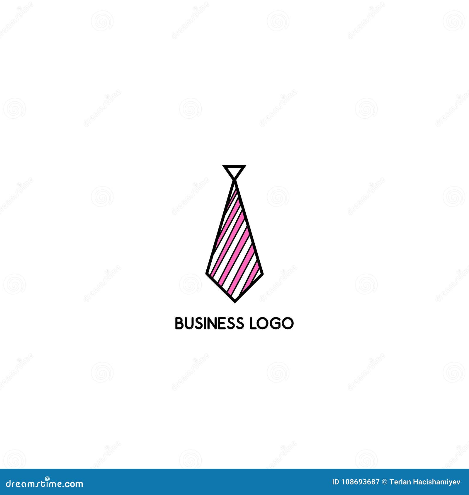 Logotipo Del Vector Del Lazo Logotipo Del Negocio Icono Plano Del ...