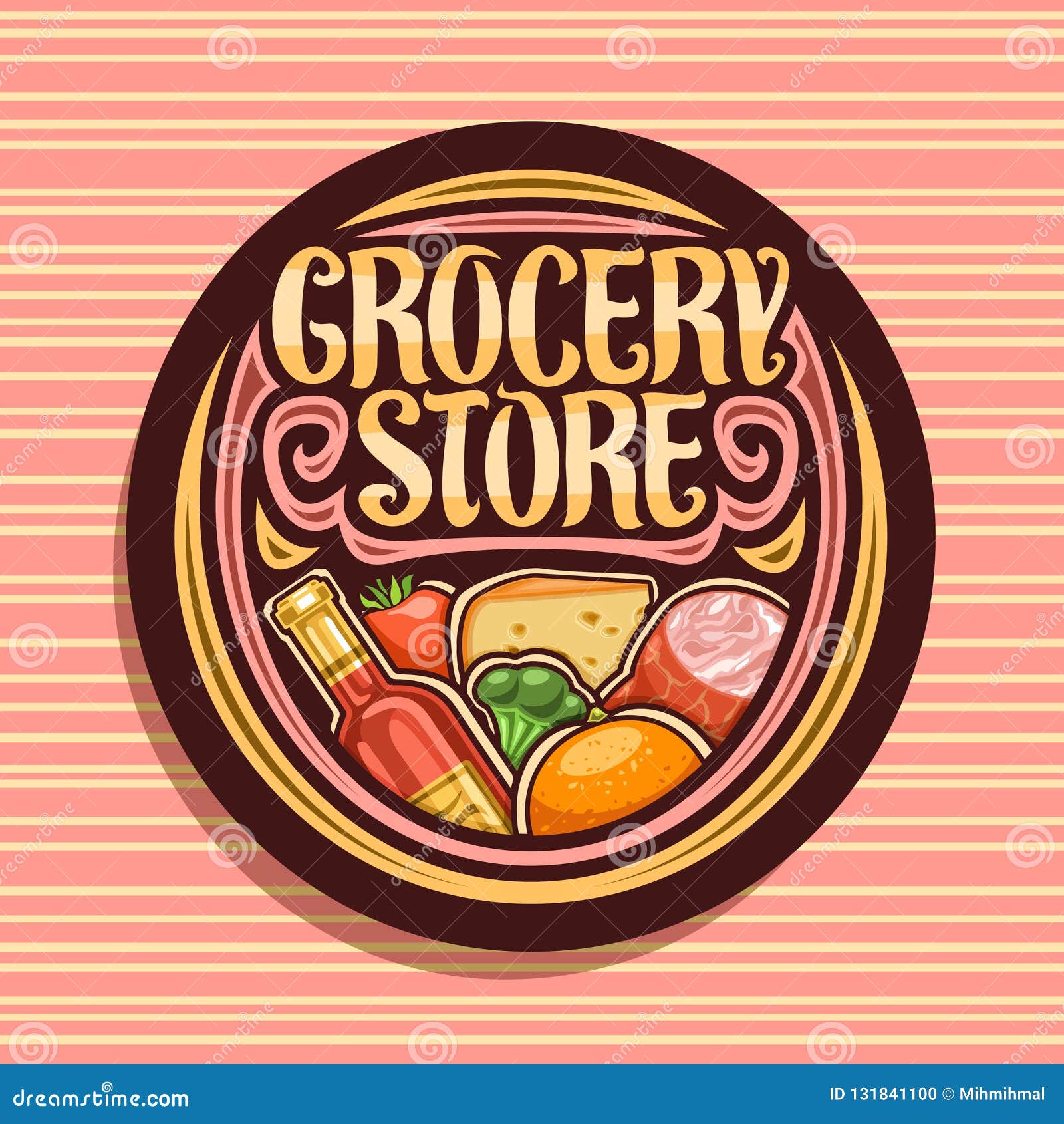 Logotipo Del Vector Para El Colmado Ilustración del Vector ...