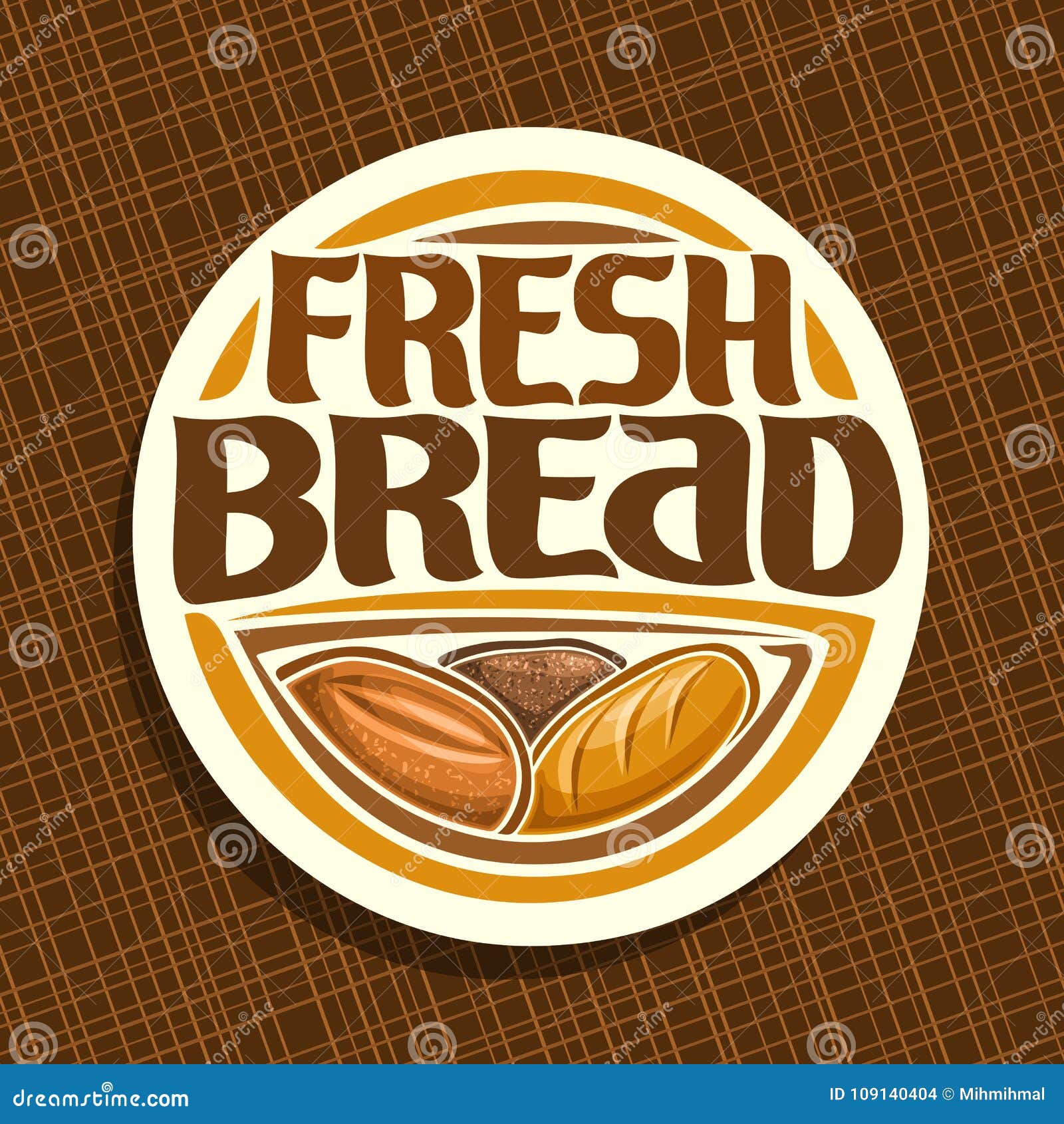 Logotipo Del Vector Para El Pan Ilustración del Vector - Ilustración de ...