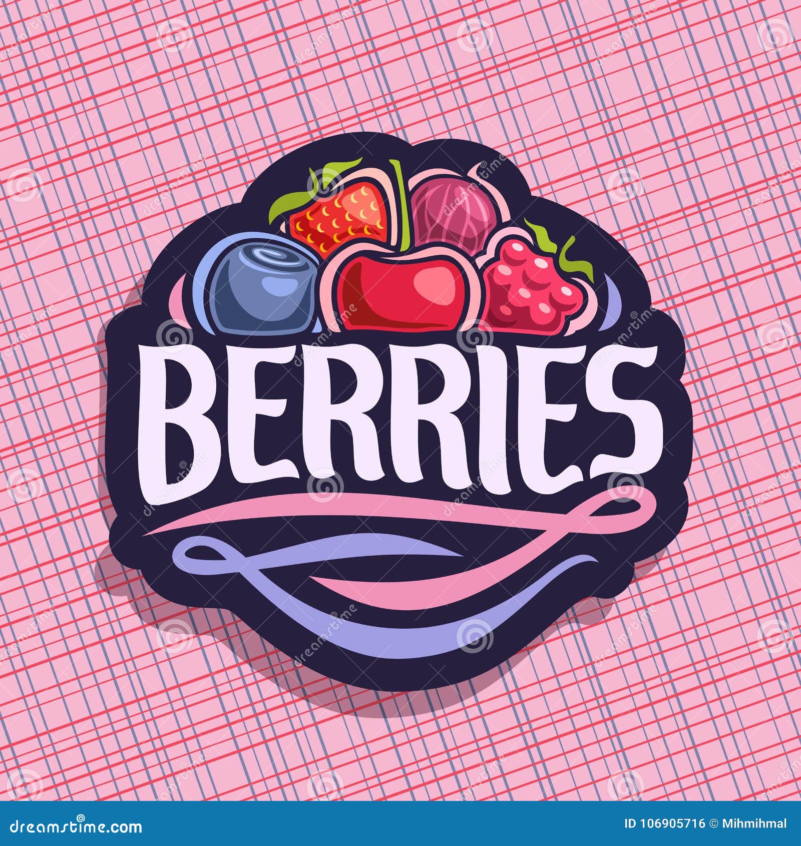 Logotipo Del Vector Para Las Bayas Ilustración del Vector - Ilustración ...