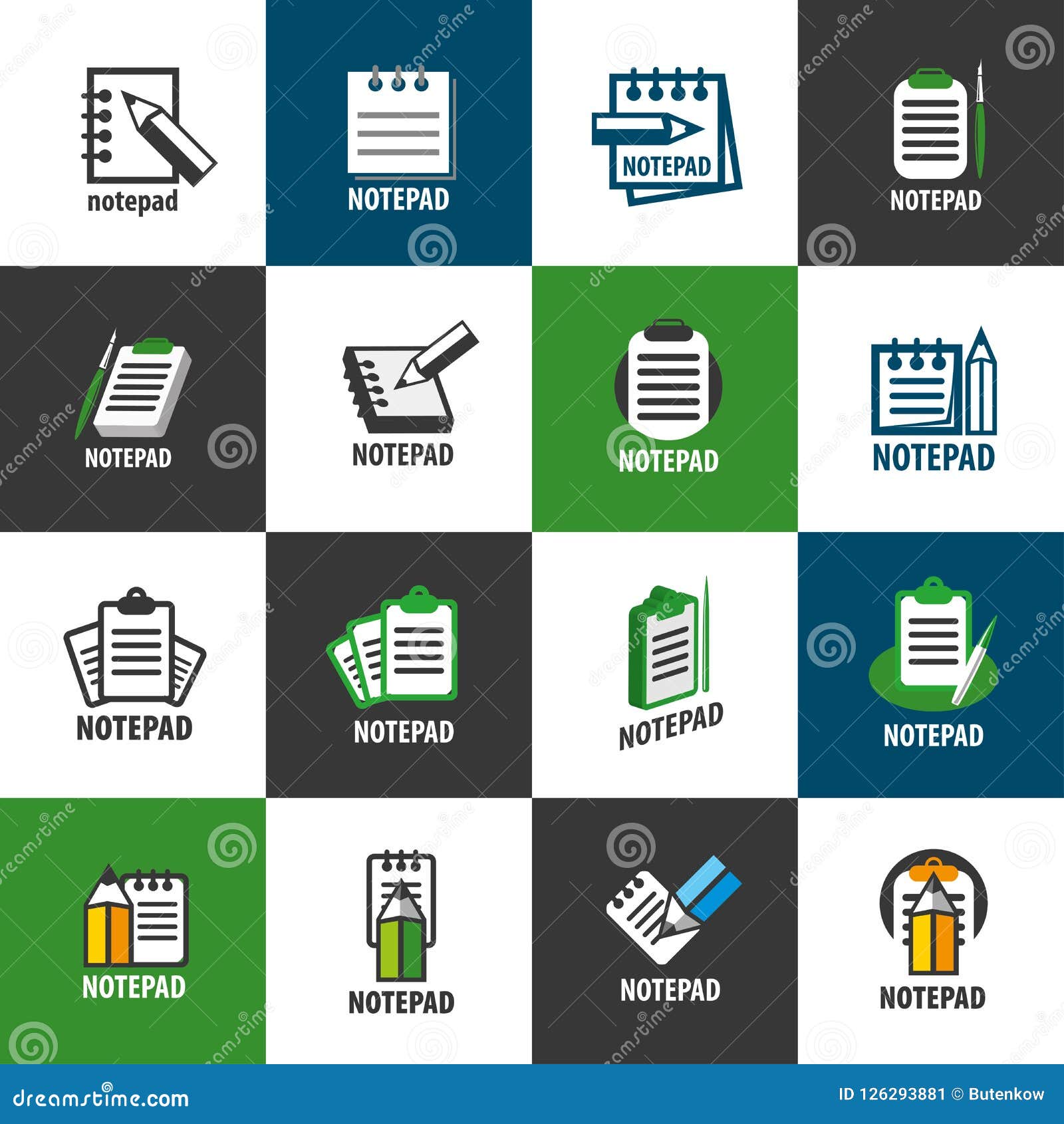 Logotipo Del Vector Para Los Expedientes Ilustración del Vector ...