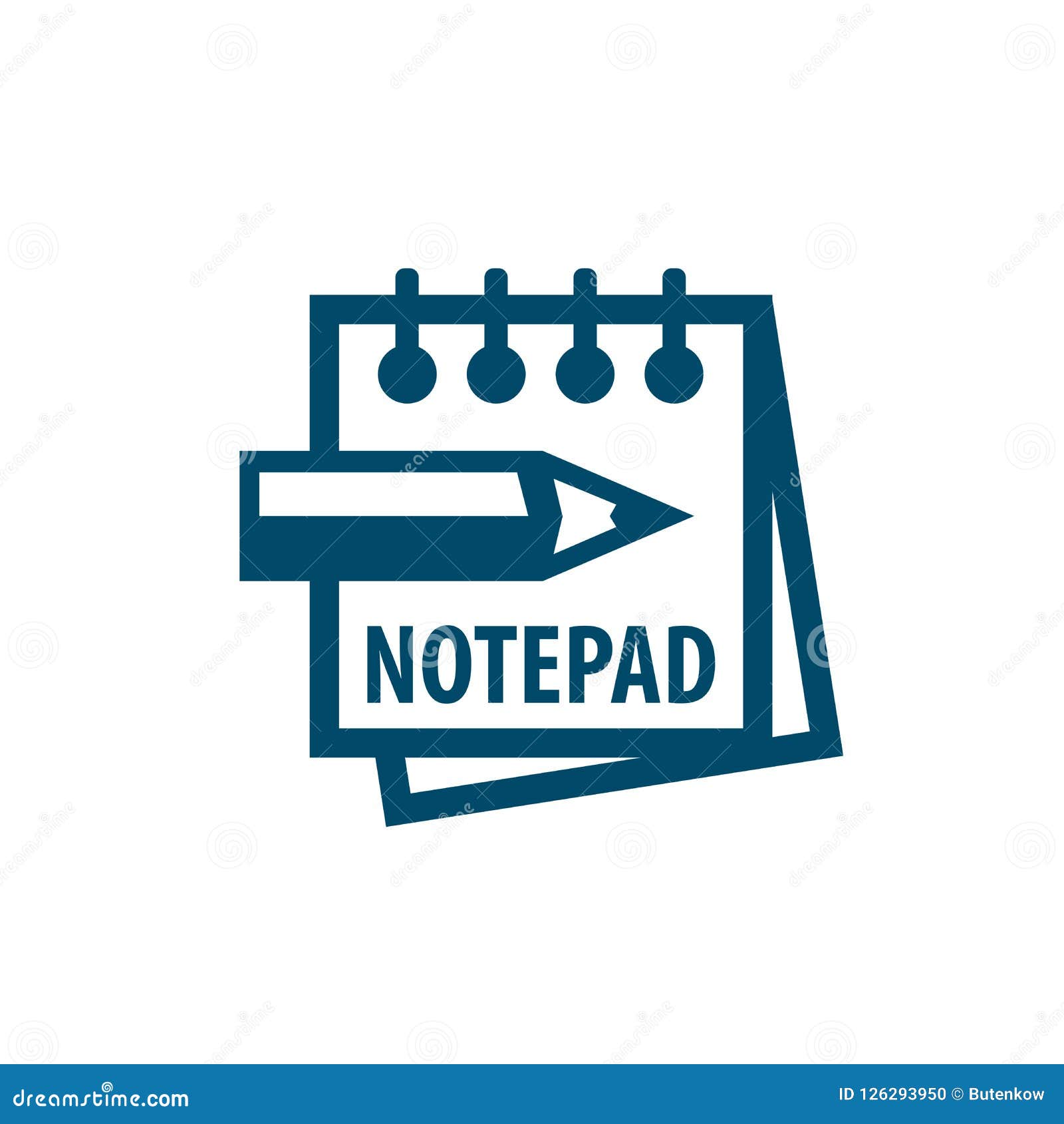 Logotipo Del Vector Para Los Expedientes Ilustración del Vector ...