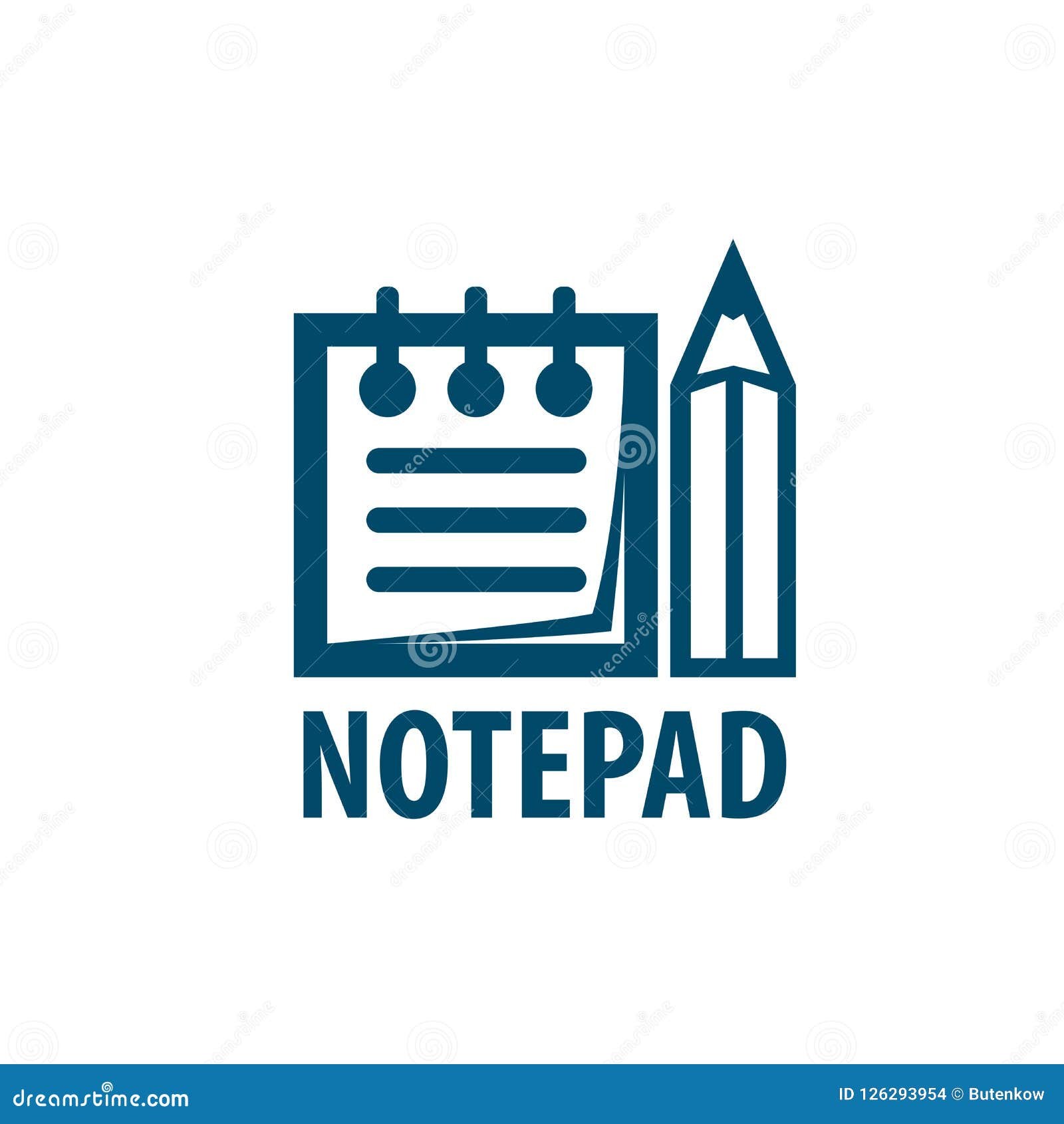 Logotipo Del Vector Para Los Expedientes Ilustración del Vector ...