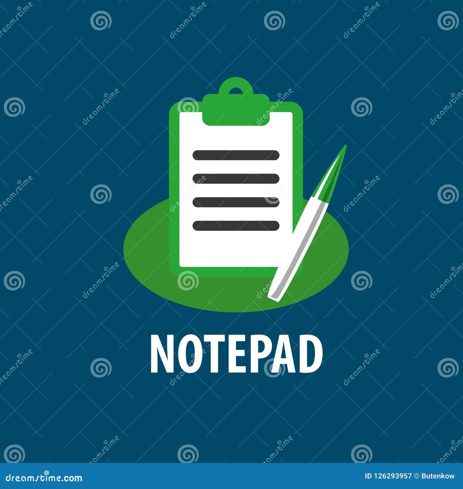 Logotipo Del Vector Para Los Expedientes Ilustración del Vector ...