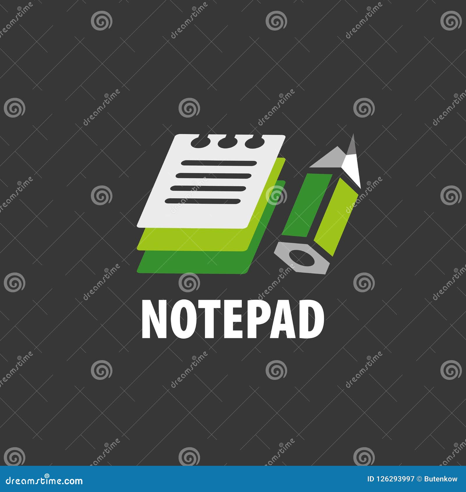 Logotipo Del Vector Para Los Expedientes Ilustración del Vector ...