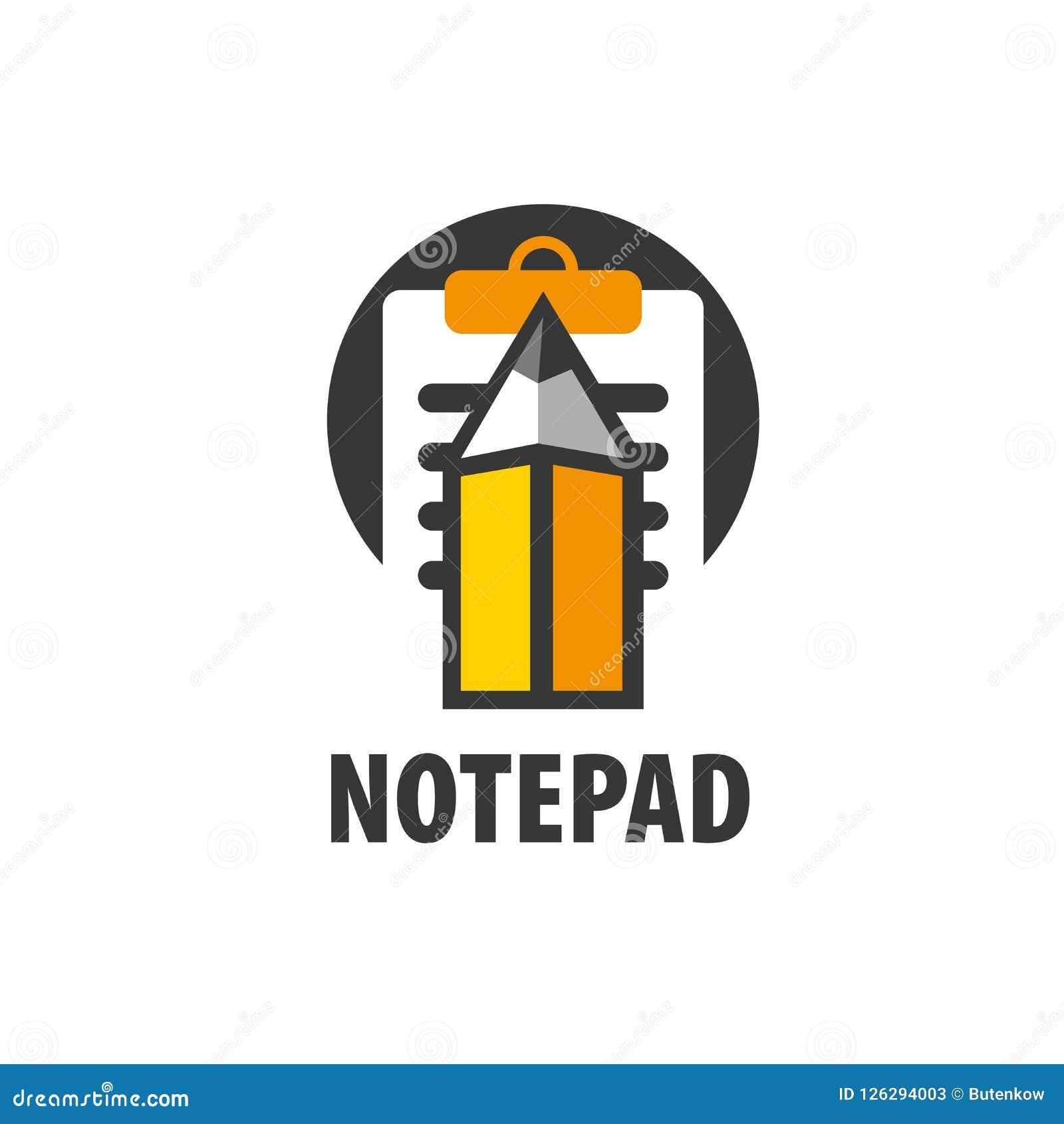 Logotipo Del Vector Para Los Expedientes Ilustración del Vector ...