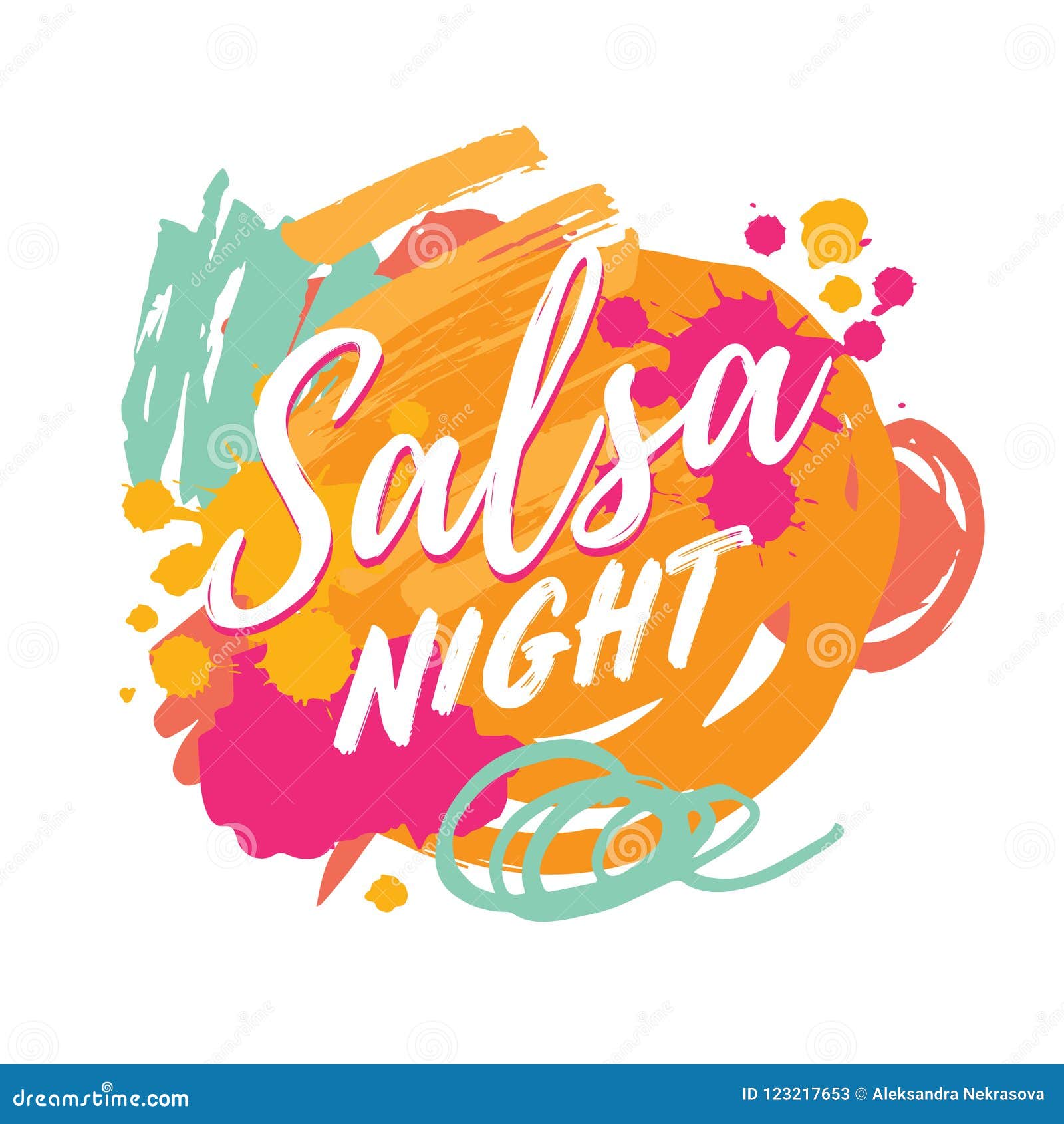 Logotipo Del Vector Del Partido De La Salsa Ilustración del Vector ...